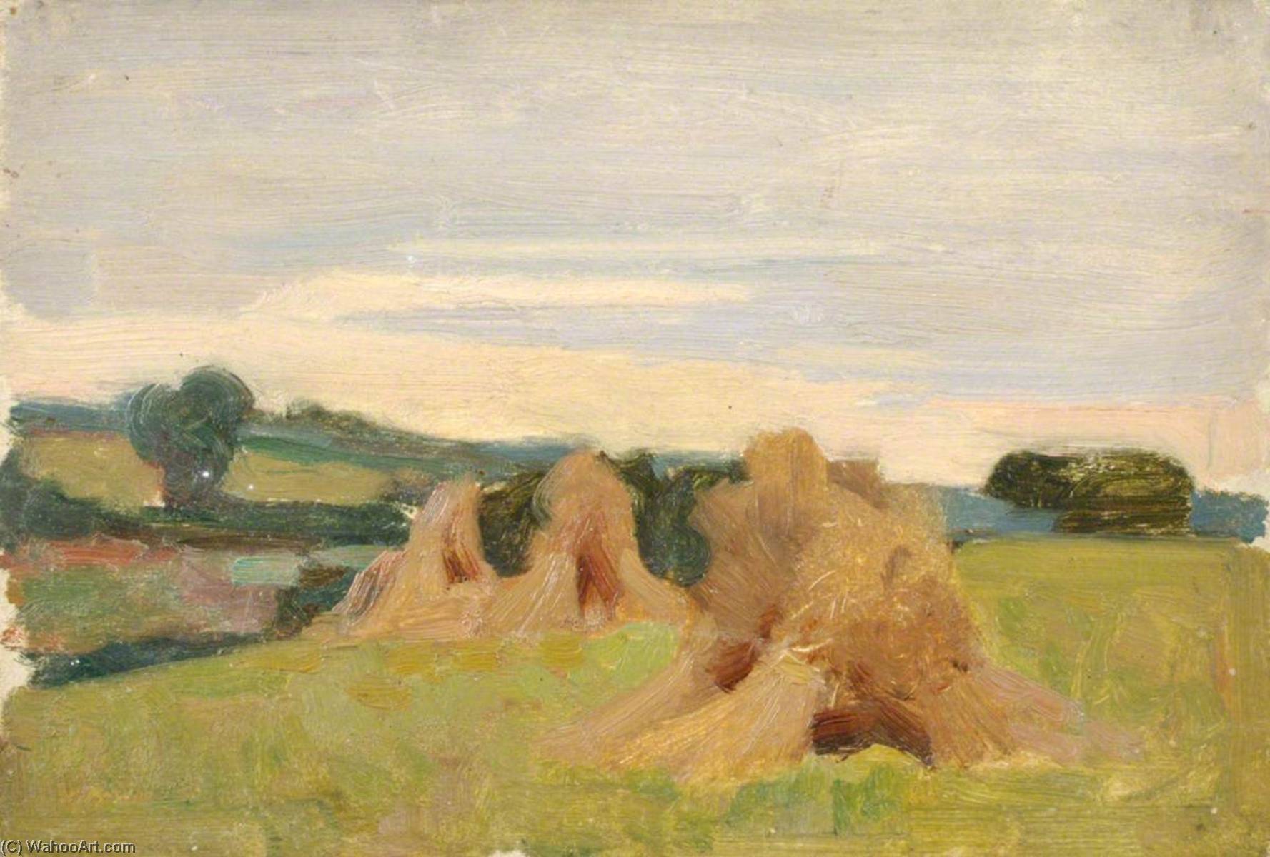 Paintings Reproductions Cornwall by Benjamin Haughton (1865-1924 ...