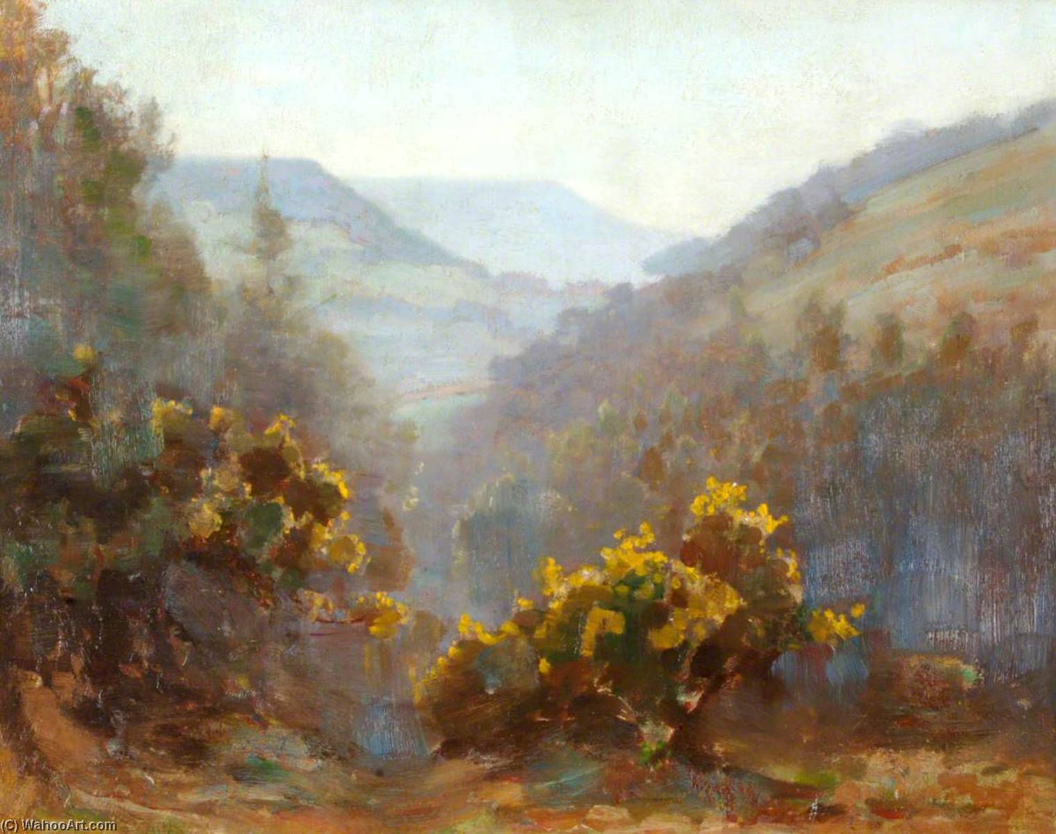 Get Art Reproductions The Sid Valley by Benjamin Haughton (1865-1924 ...