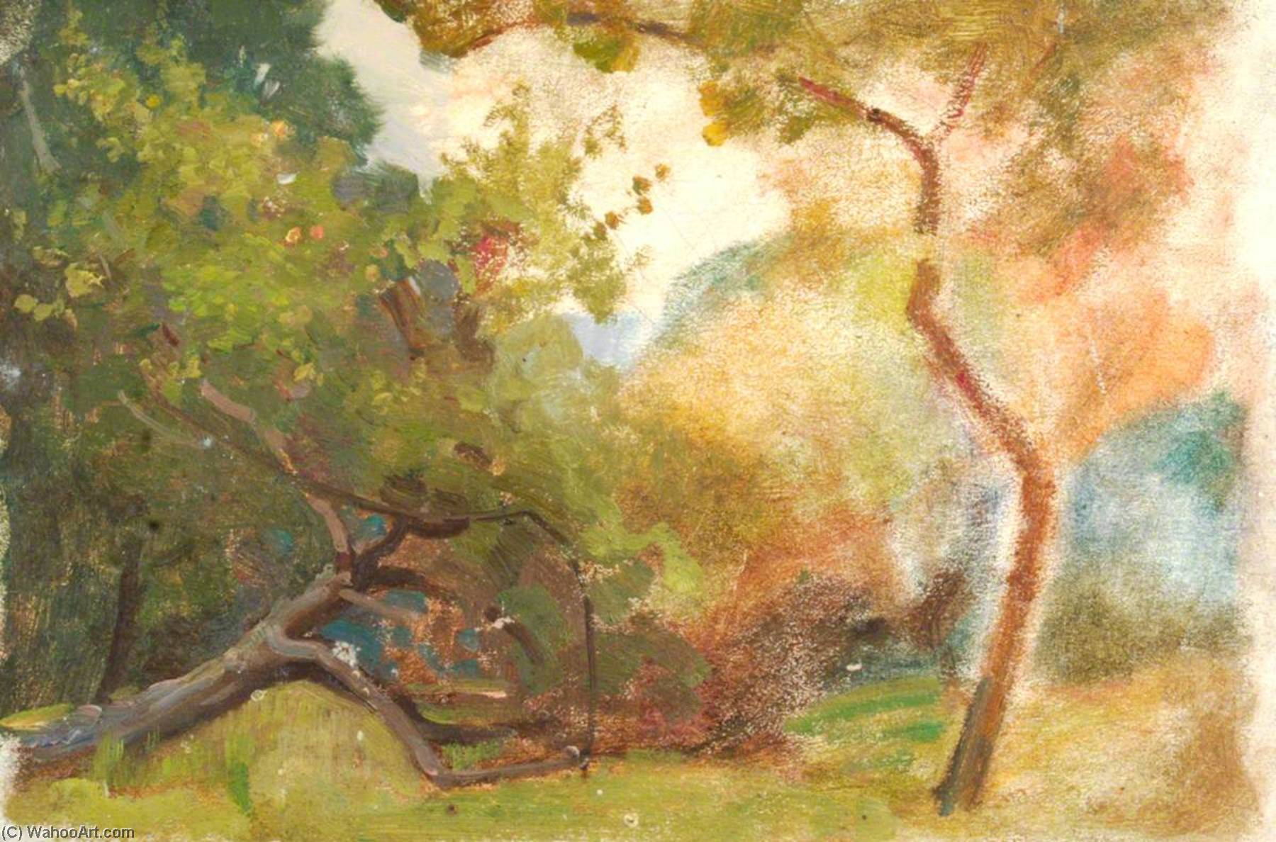 Museum Art Reproductions Woodland Glade by Benjamin Haughton (1865-1924 ...