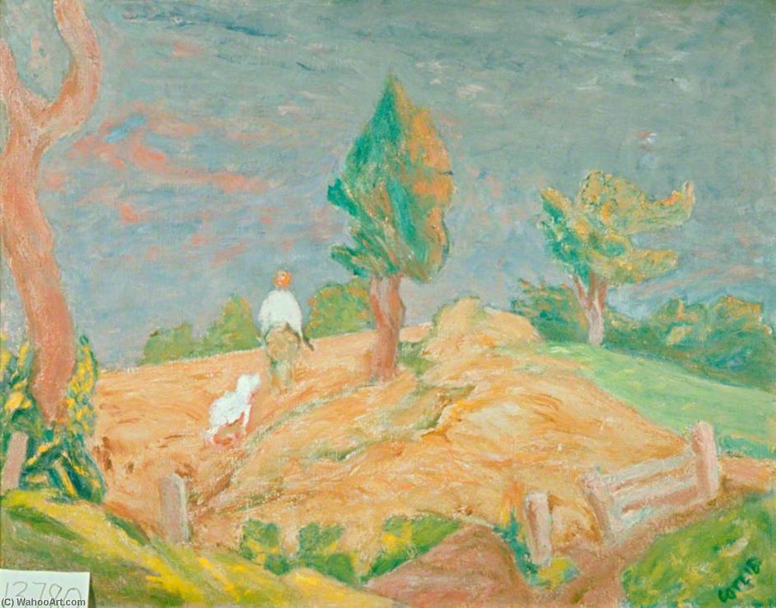 Get Paintings Reproductions Surrey Landscape, 1947 by Henryk Gotlib ...