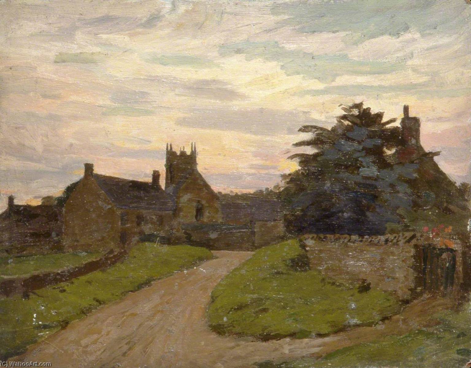 Order Artwork Replica The Approach to a Village Church, 1930 by Gunning ...