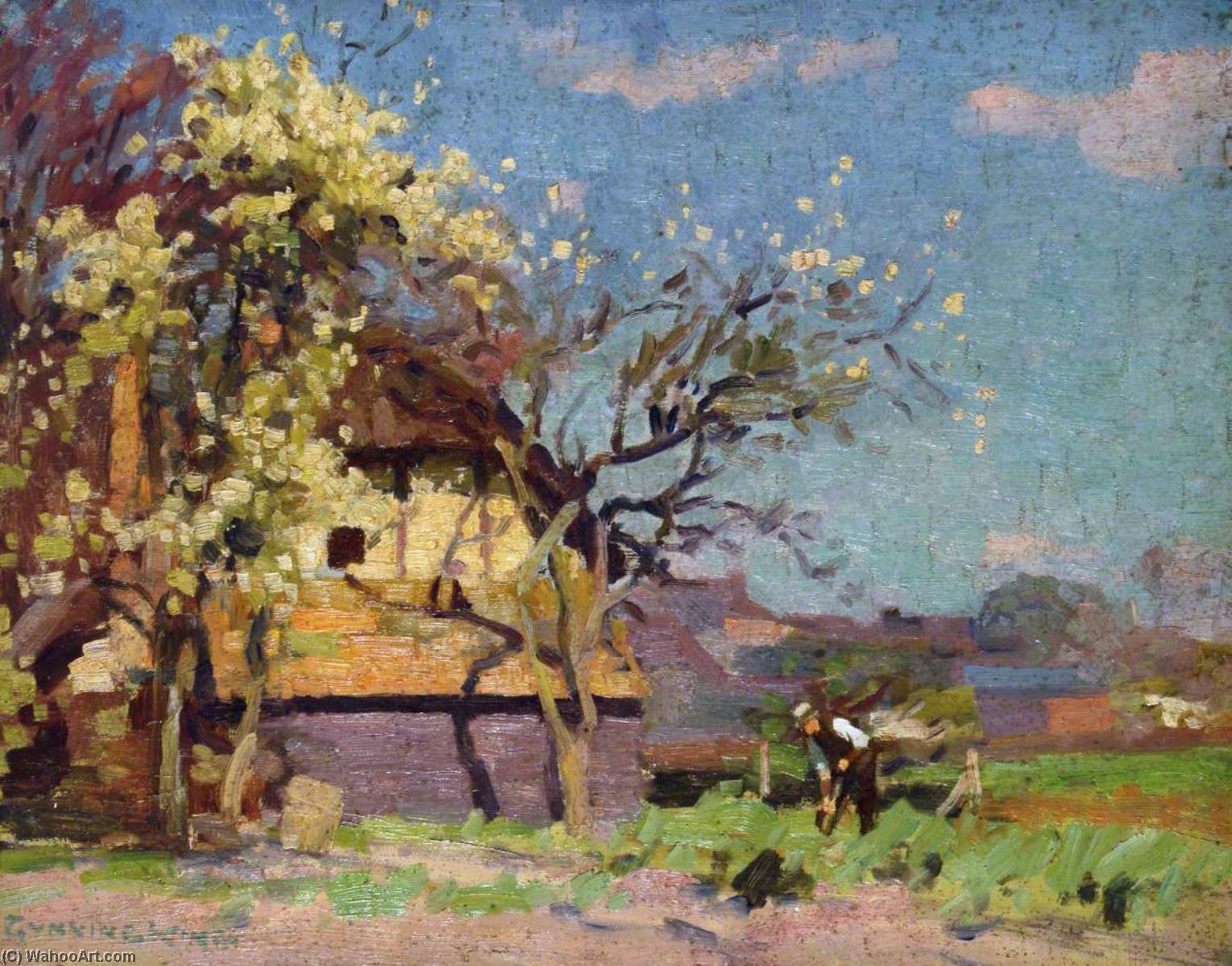 Museum Art Reproductions Spring by Gunning King (1859-1940) | ArtsDot.com