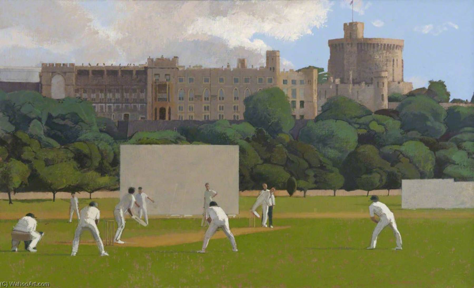 Windsor Castle and Cricket in Home Park, 1994 by Alan Bennett Alan ...