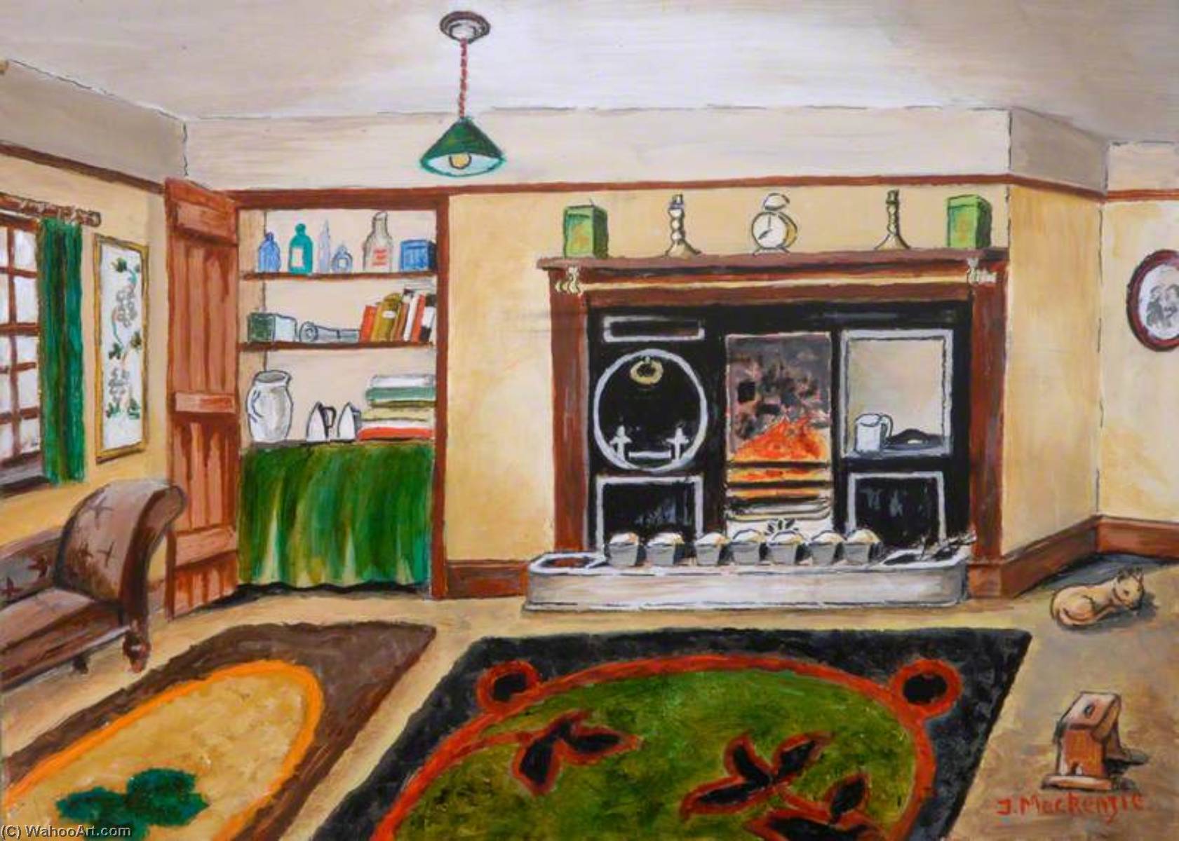 Quiet, While the Bread Rises by James Mackenzie (1927-2013) James ...