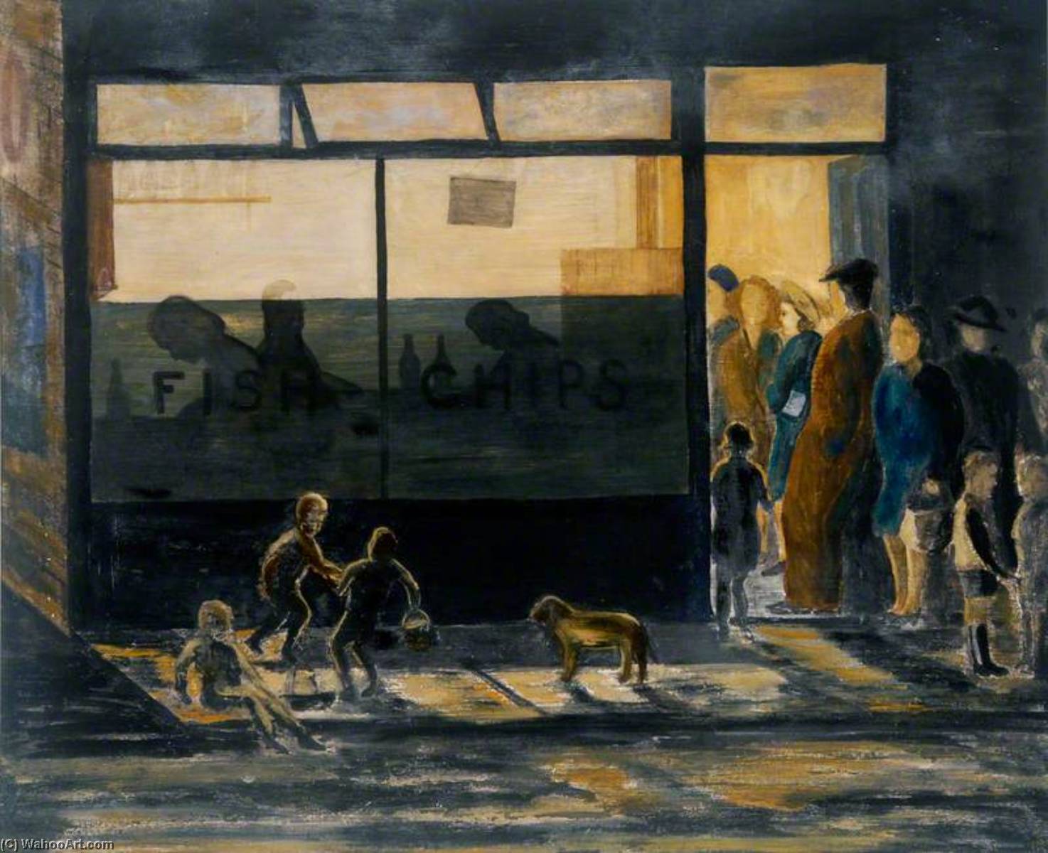 Art Reproductions Fish and Chips, 1939 by Fred Laidler (Inspired By ...