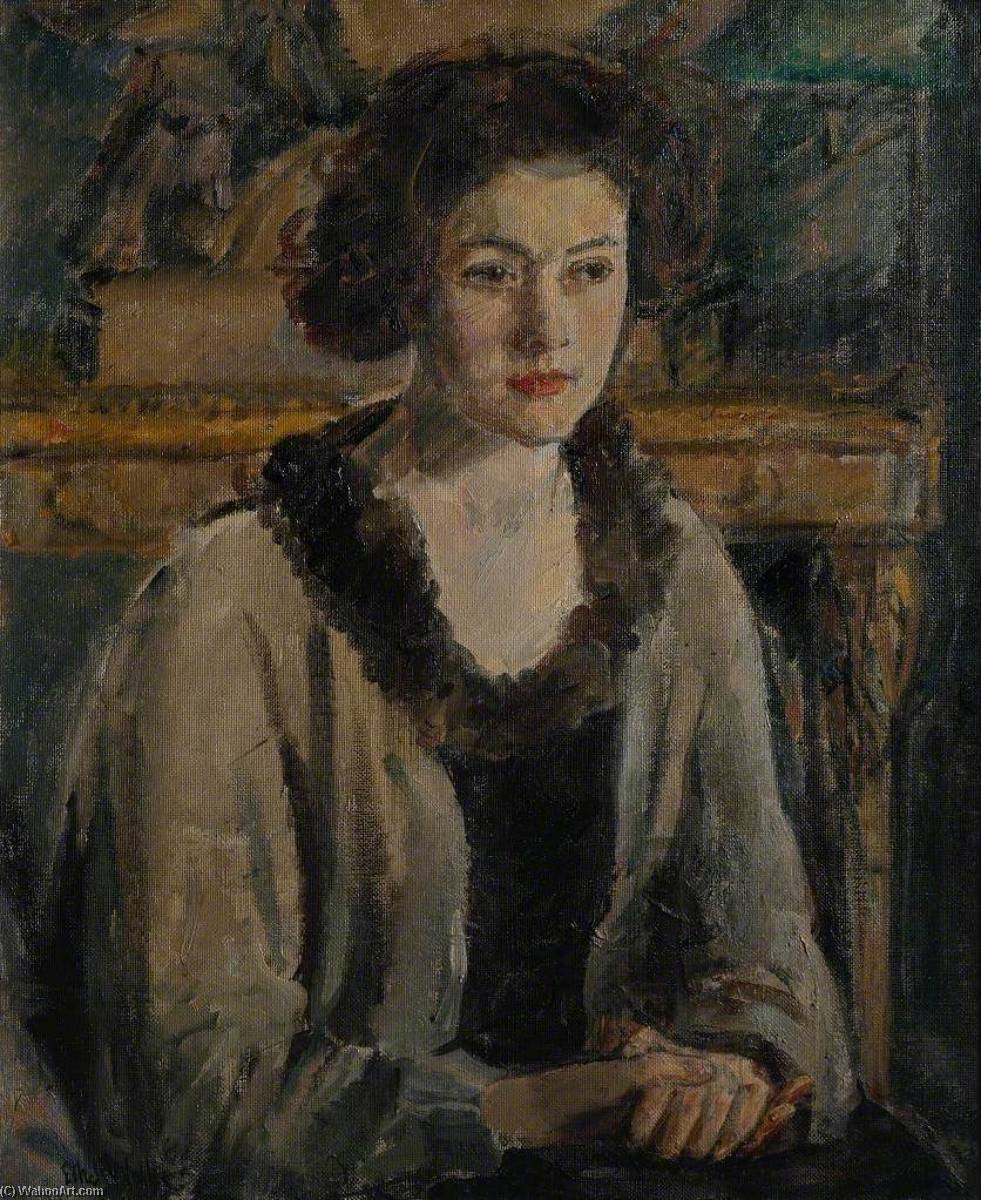 Oil Painting Replica Miss Buchanan, 1922 by Ethel Walker (1861-1951 ...