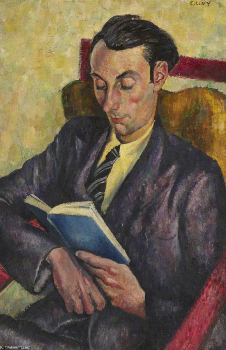 Order Artwork Replica Man Reading by Emmanuel Levy (Inspired By) (1900 ...
