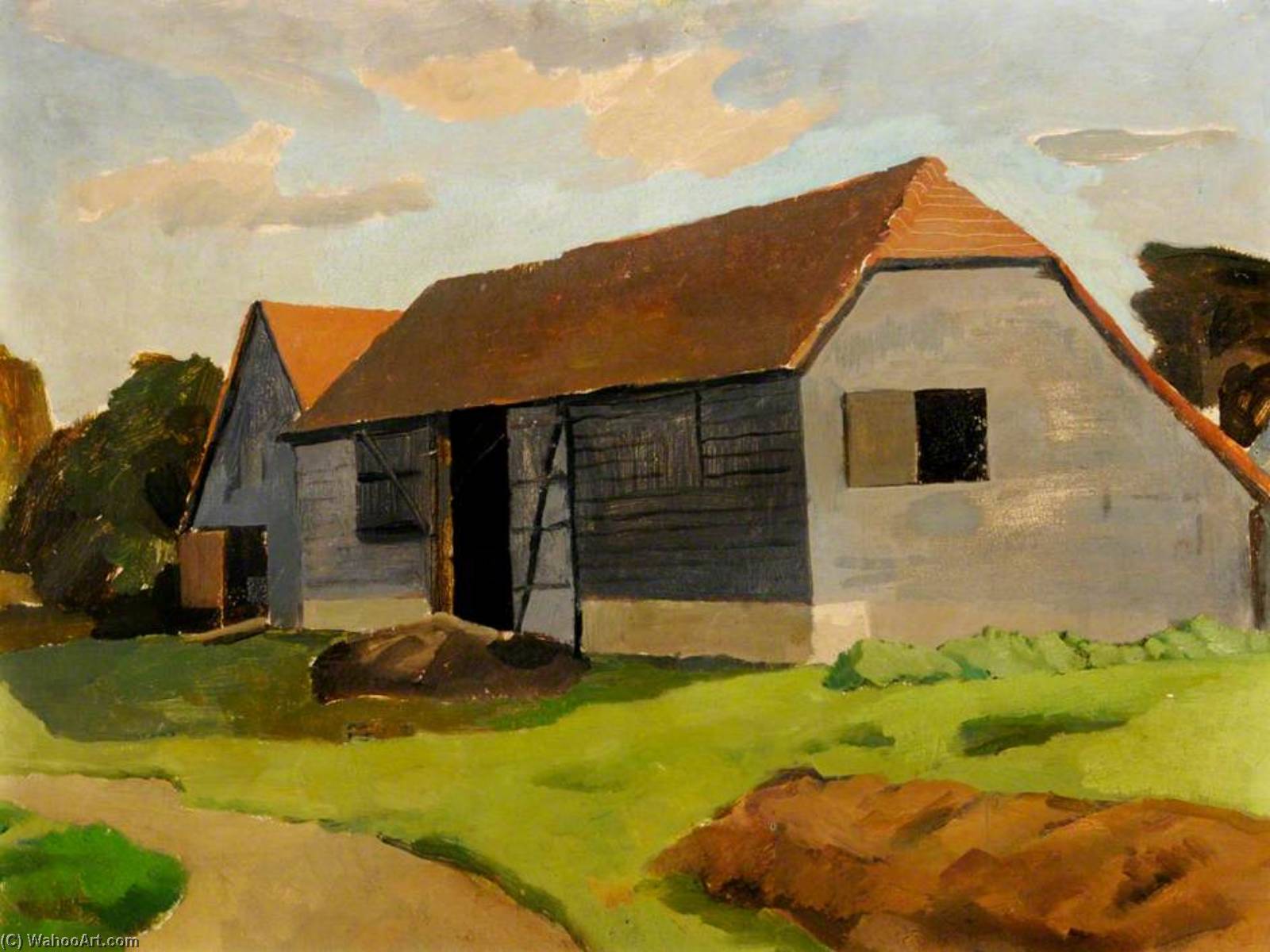 Order Artwork Replica The Barn, 1935 by John Keith Vaughan (Inspired By ...