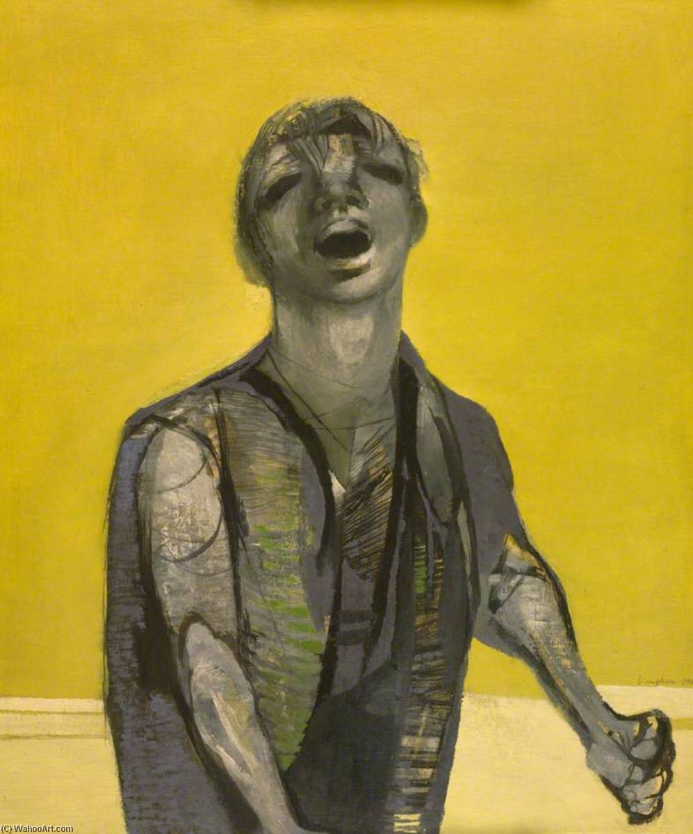 Buy Museum Art Reproductions The Singer by John Keith Vaughan (Inspired ...