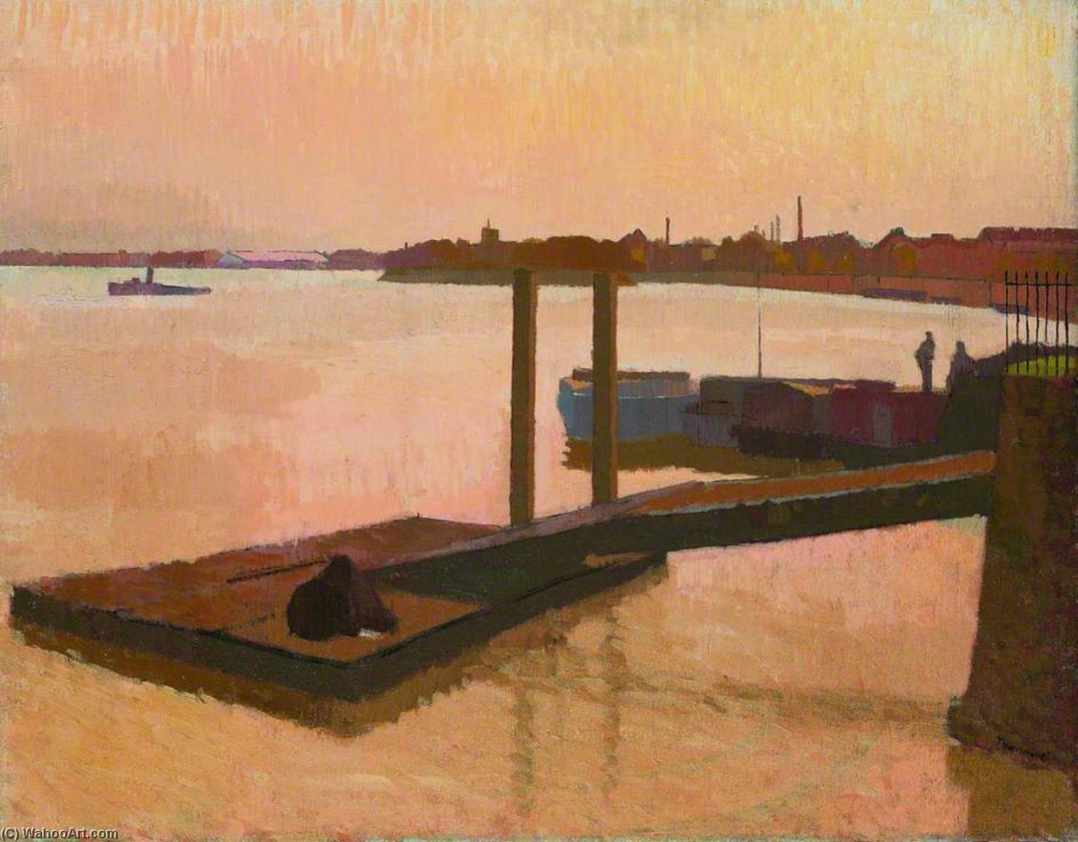 Get Paintings Reproductions Chiswick Reach I, 1948 by William Townsend ...