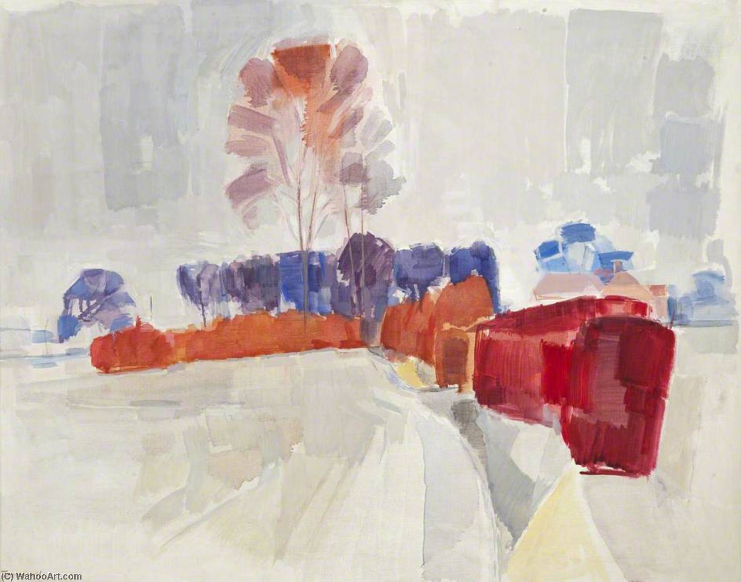 Purchase Oil Painting Replica Copse in Winter by William Townsend ...