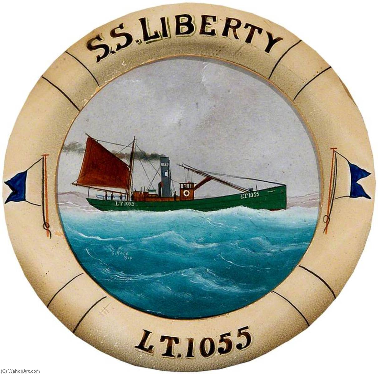 Get Paintings Reproductions `Liberty` LT1055, 1910 by George Race ...