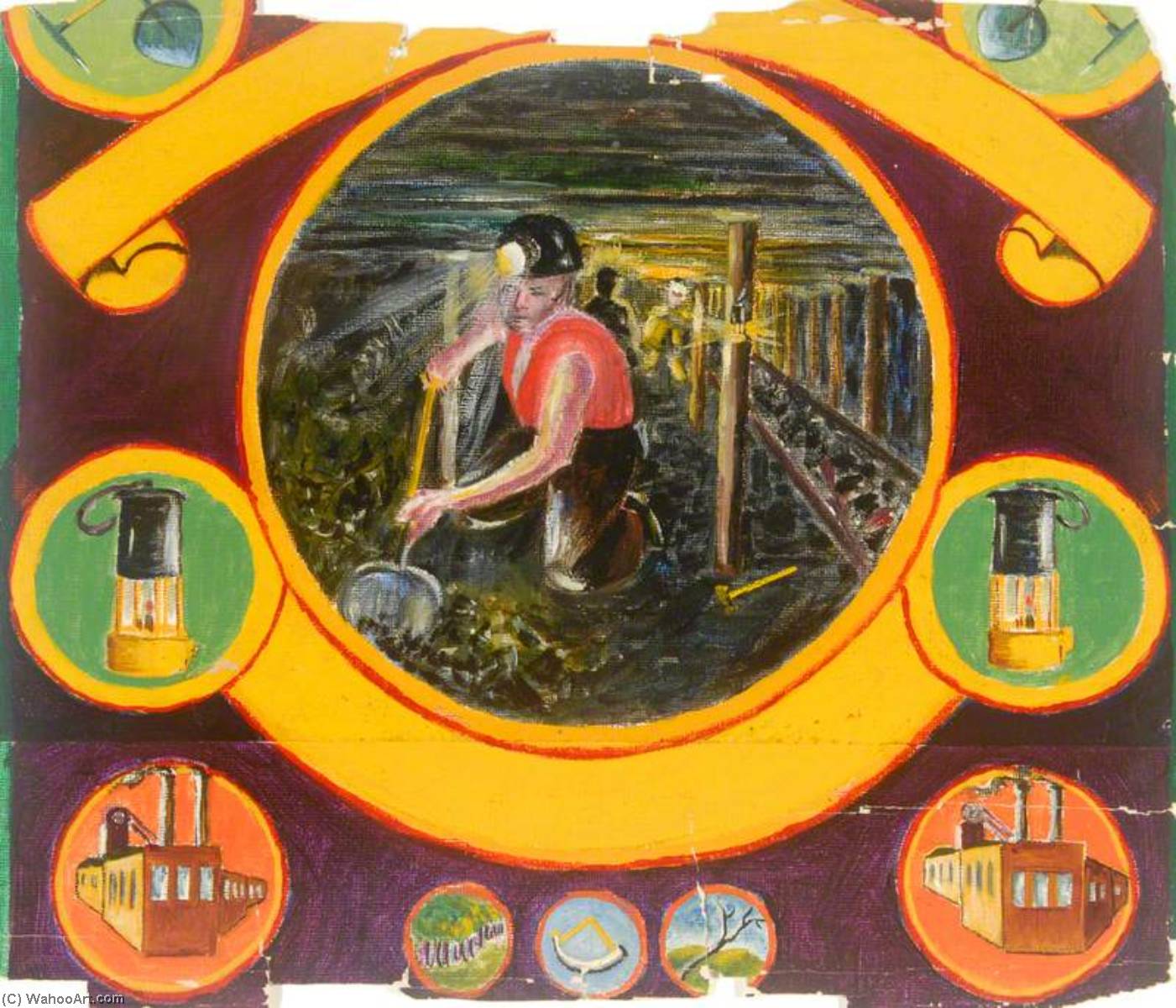 Art Reproductions Banner Design by Jimmy Floyd (Inspired By) (1898-1974 ...