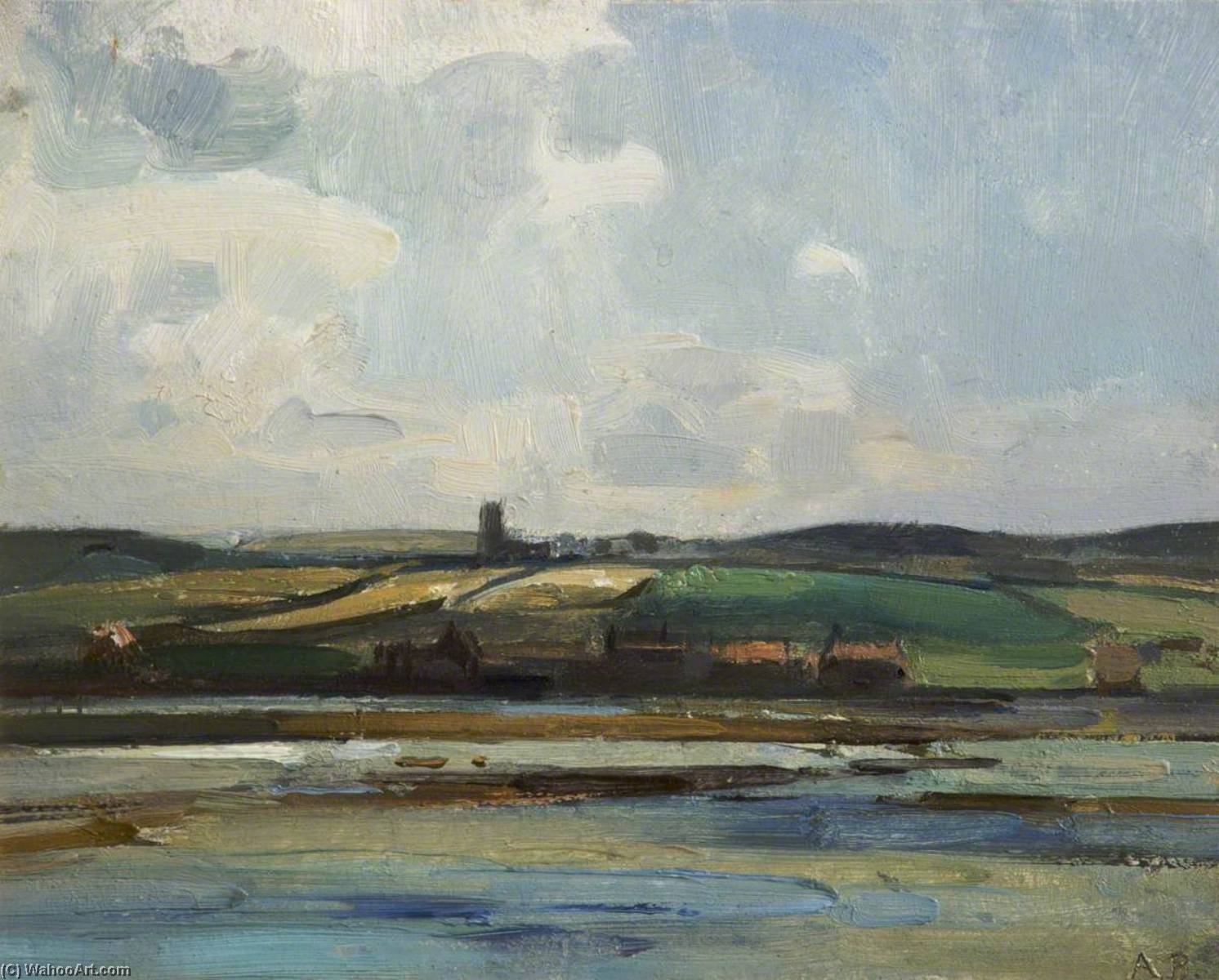 Order Artwork Replica Landscape by Sir John Alfred Arnesby Brown ...