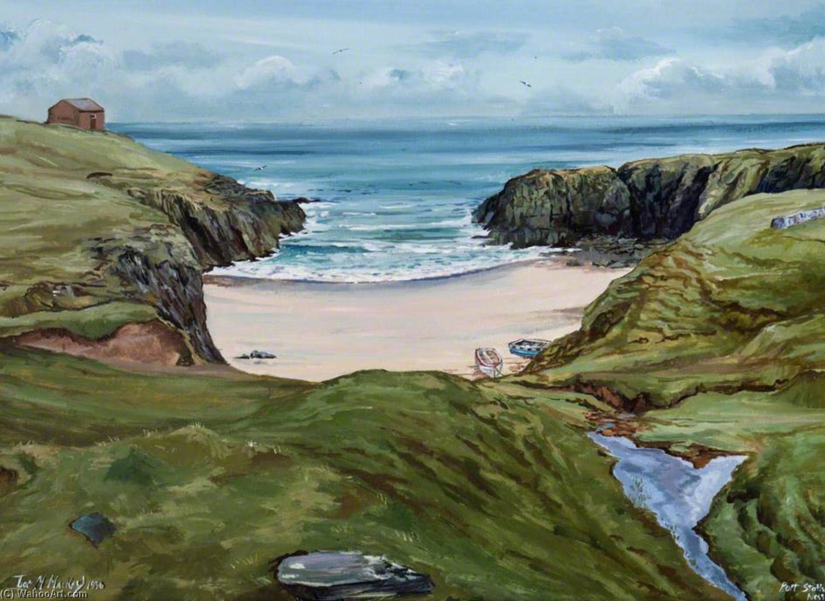 Port Stoth, Ness, 1996 by Ivor M Mackay Ivor M Mackay | ArtsDot.com