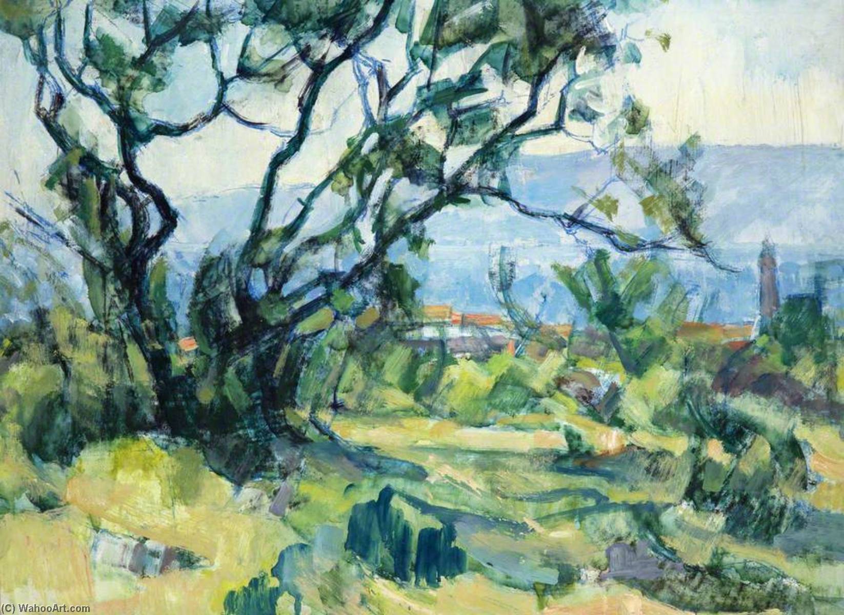 Wild Olive Tree by Jerry Hicks (1927-2011) Jerry Hicks | ArtsDot.com