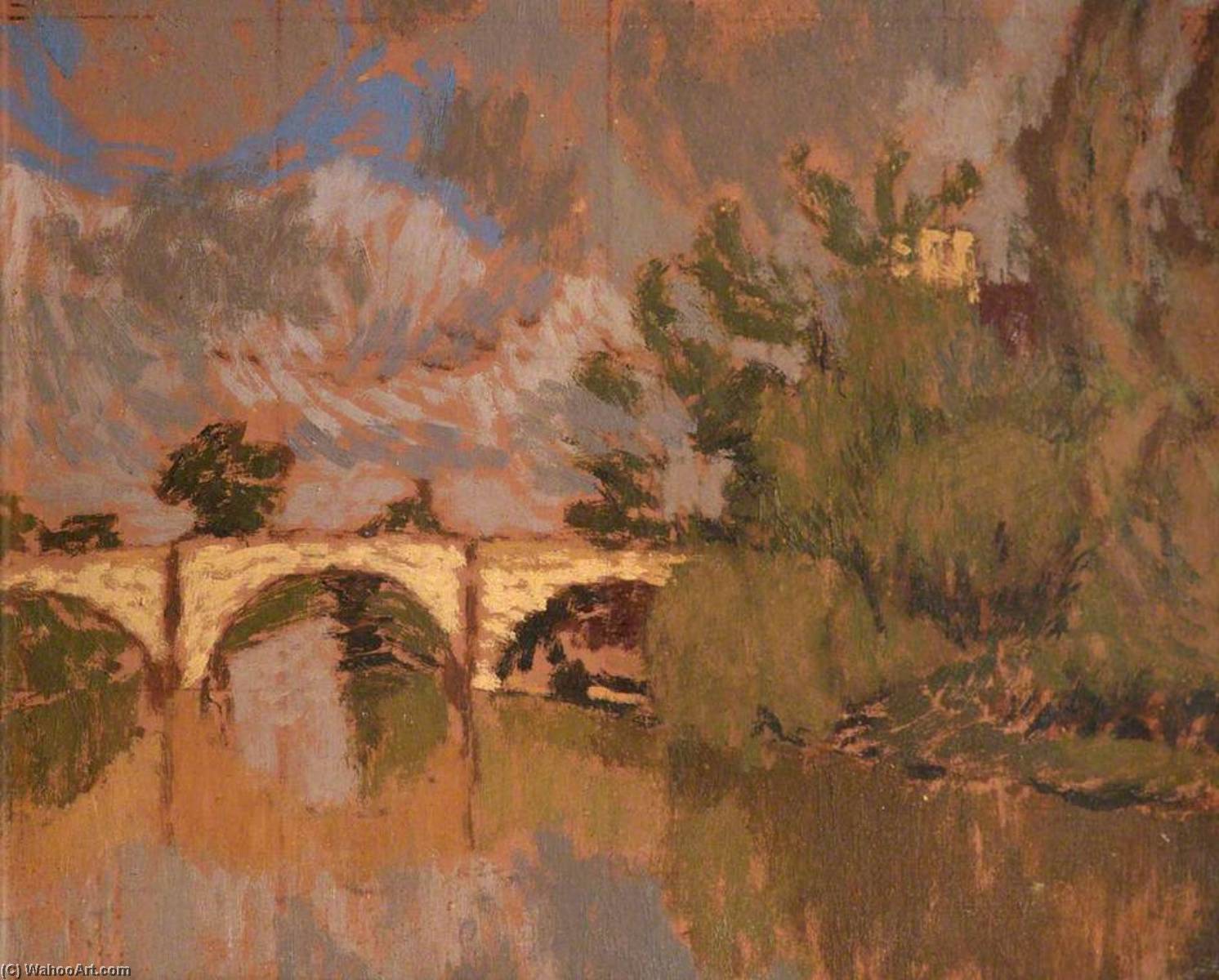 Get Paintings Reproductions River Scene, 1935 by Edward Morland Lewis ...