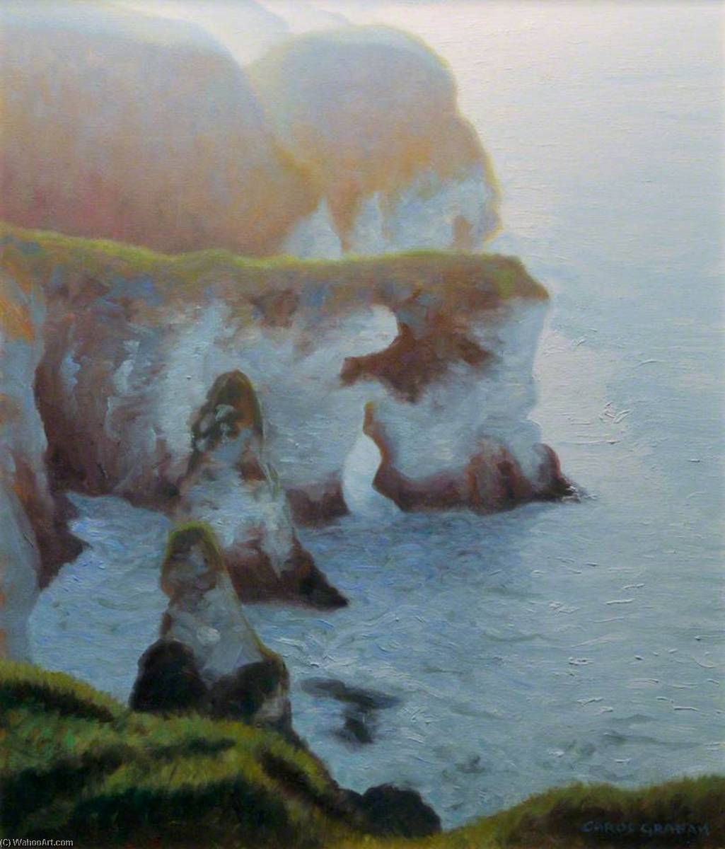 Roches blanches (Portrush) de Carol Graham Carol Graham | ArtsDot.com