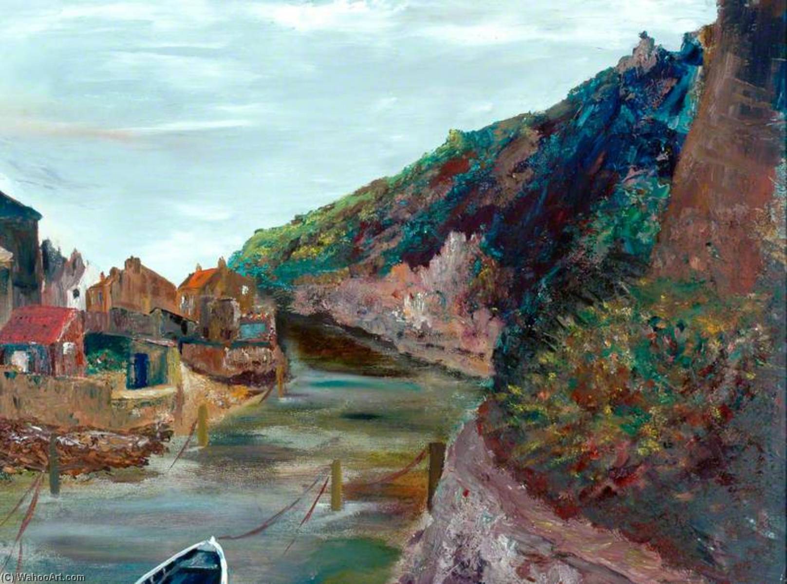 Staithes V, 1994 by Philip Toft Philip Toft | ArtsDot.com