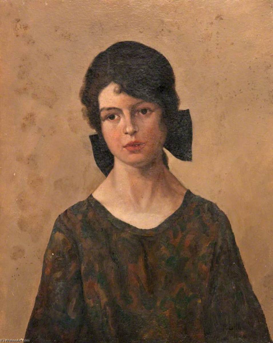 Artwork Replica Miss Currie, 1924 by Robert Lillie (1867-1949 ...