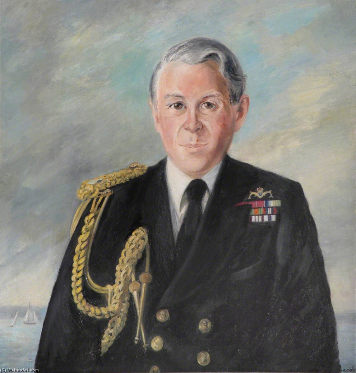 Falklands Portraits Admiral in Service Dress, 1999 by Caroline Hobart ...