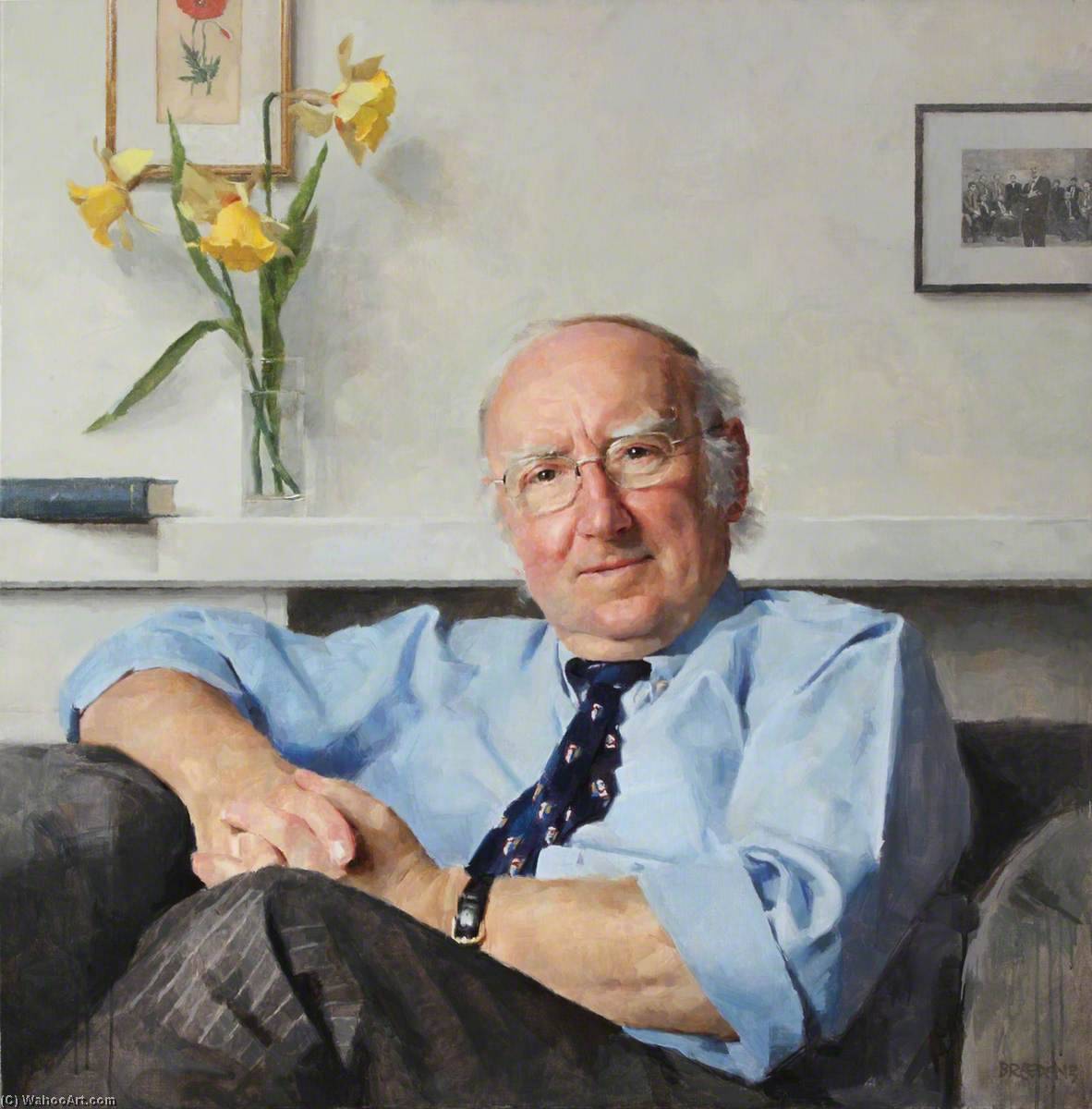 Geoffrey Thomas, First President of Kellogg College, 2007 by Keith ...