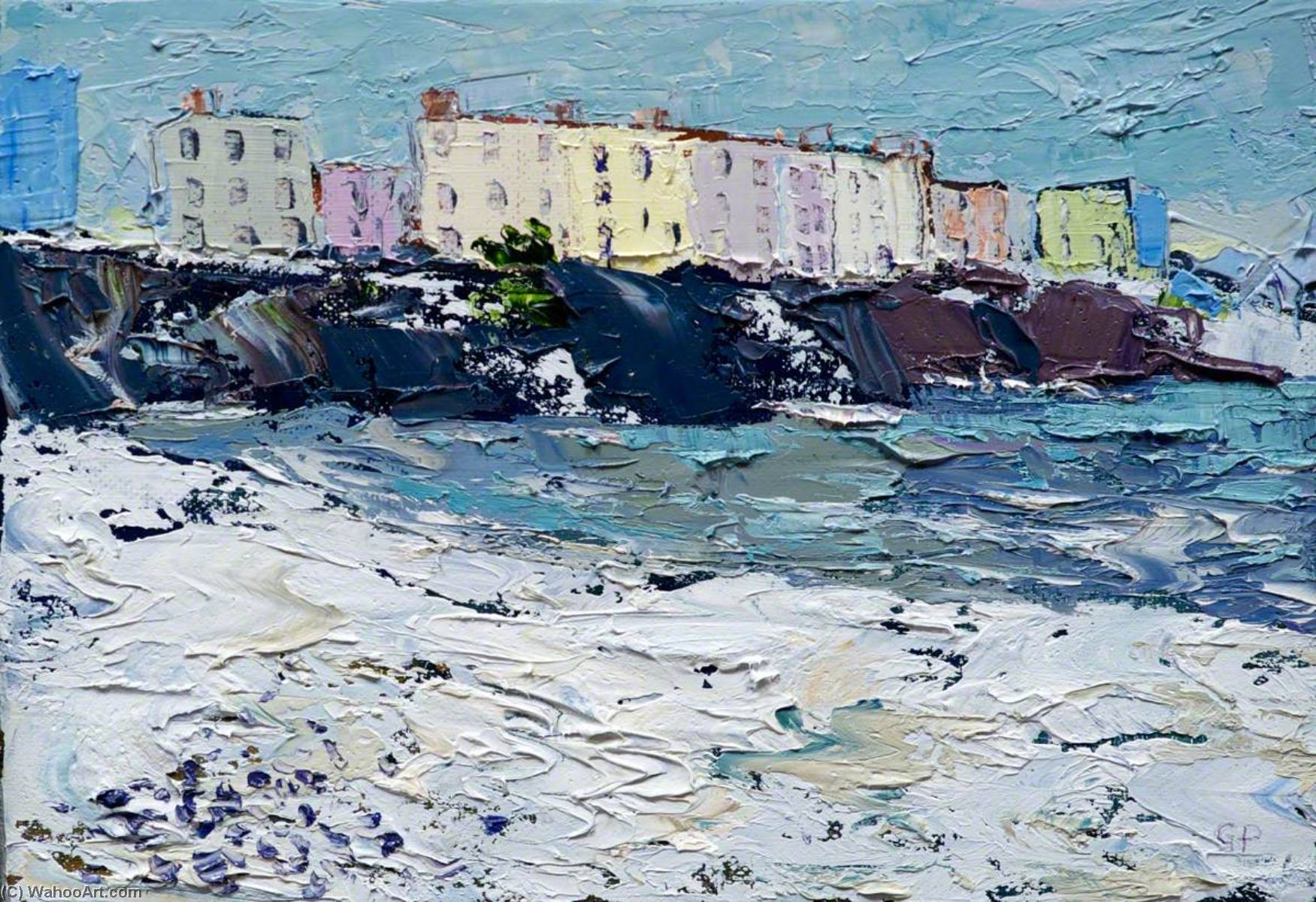 Snow – South Beach, 2010, 2010 por Gwilym Prichard (1931-2015) Gwilym ...