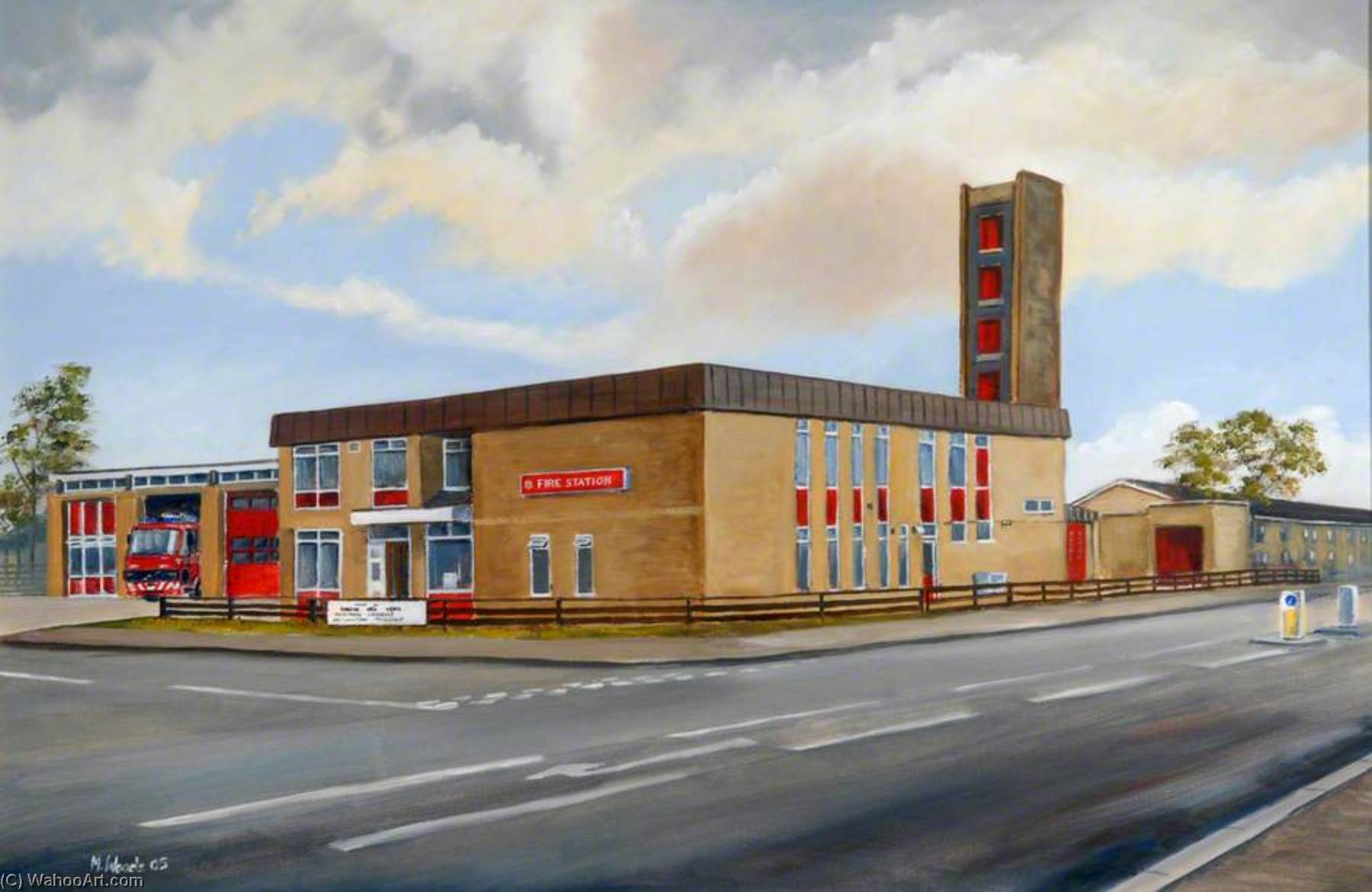 Old Washington Community Fire Station, 2005 by Martin Woods Martin ...