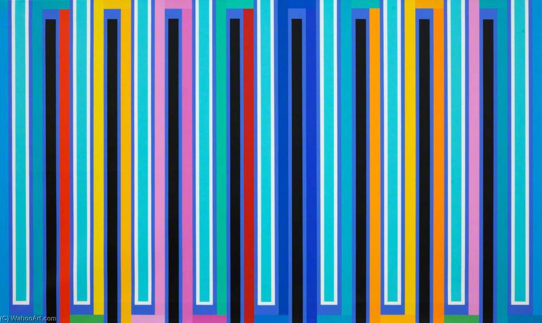 Blue Stripes No.4 by Mick Maslen Mick Maslen | ArtsDot.com