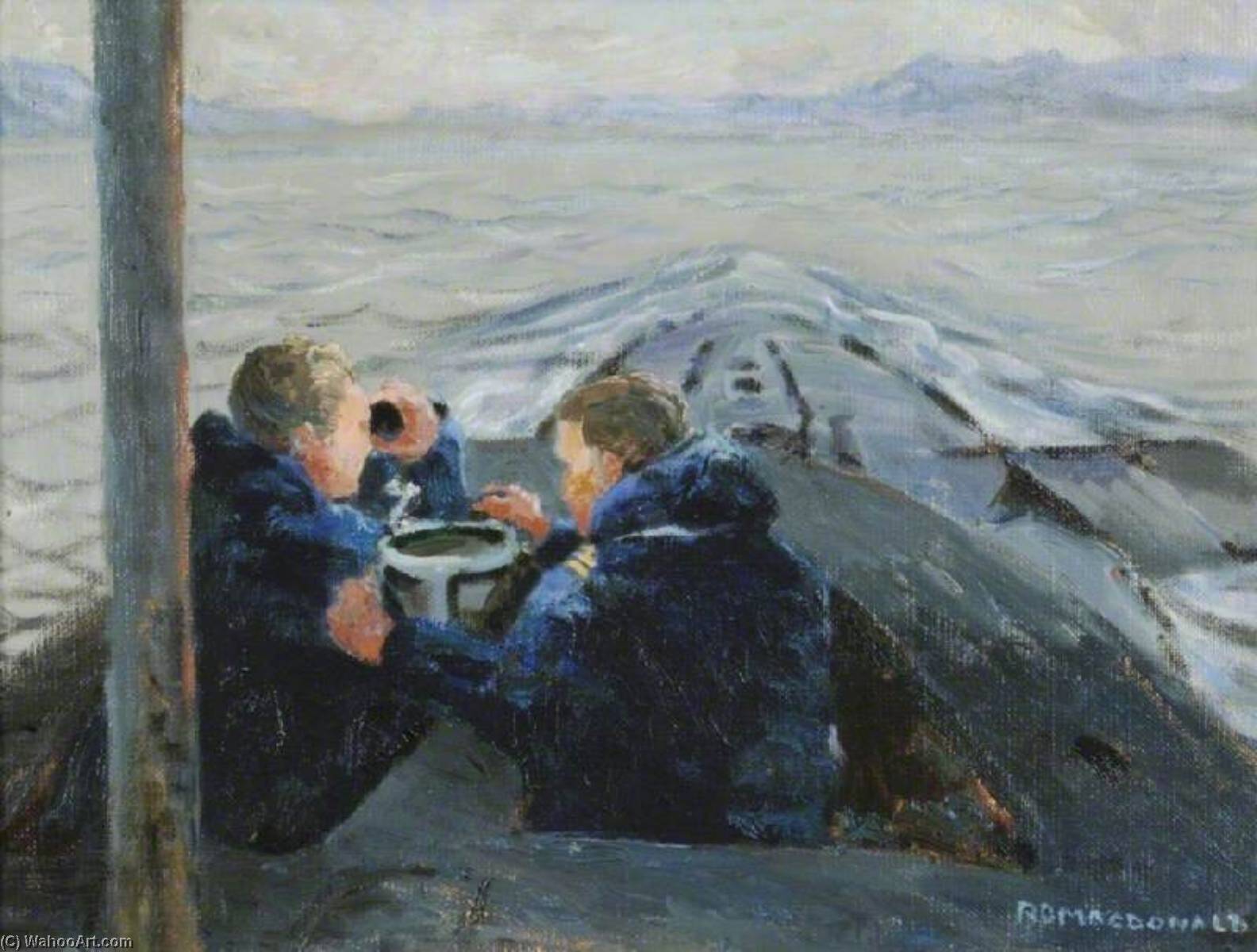 L`eau du matin sur la surface de Roderick Macdonald (1948-2014 ...