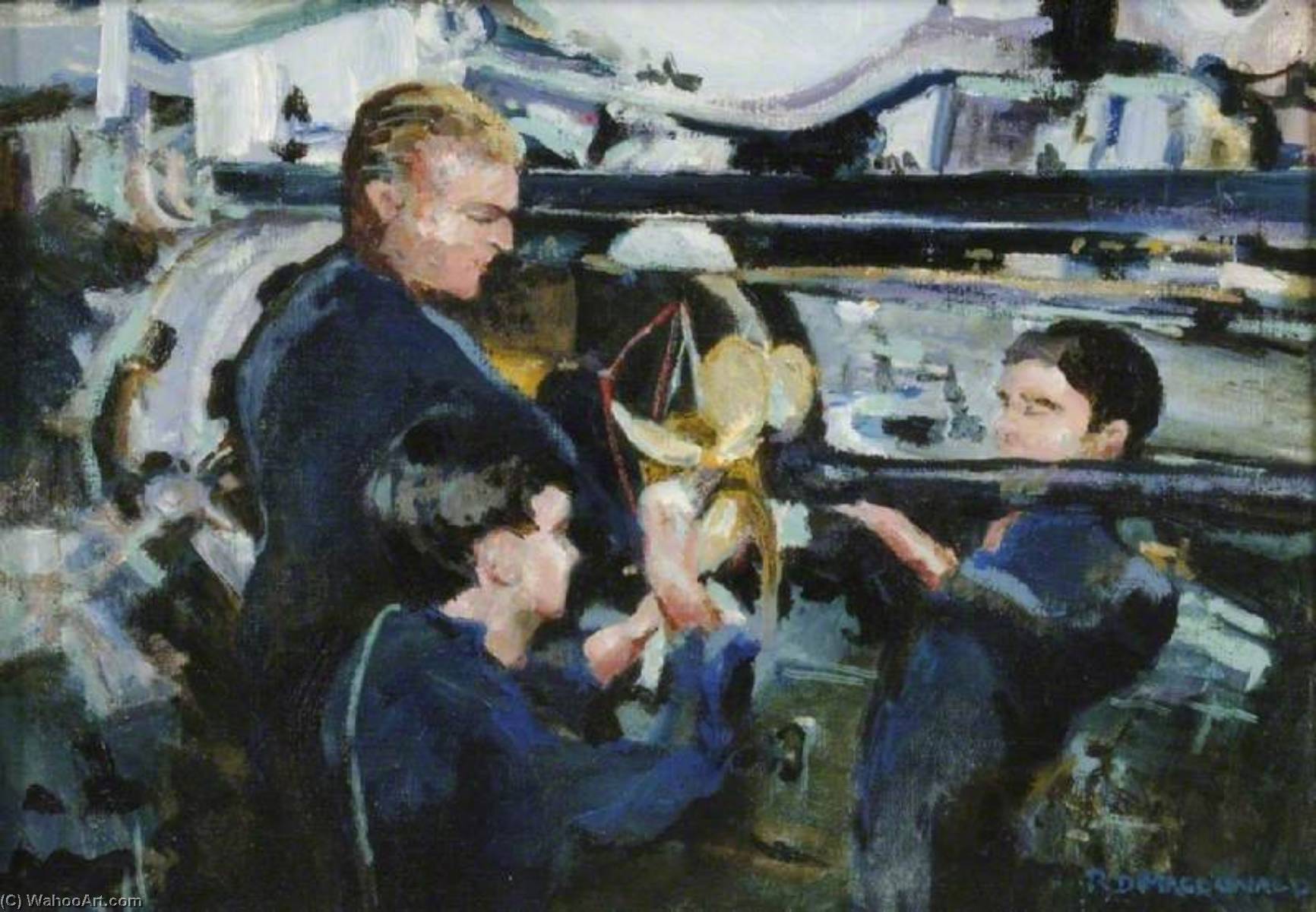 Loading Torpedo Tube, HMS `Renown` by Roderick Macdonald (1948-2014 ...