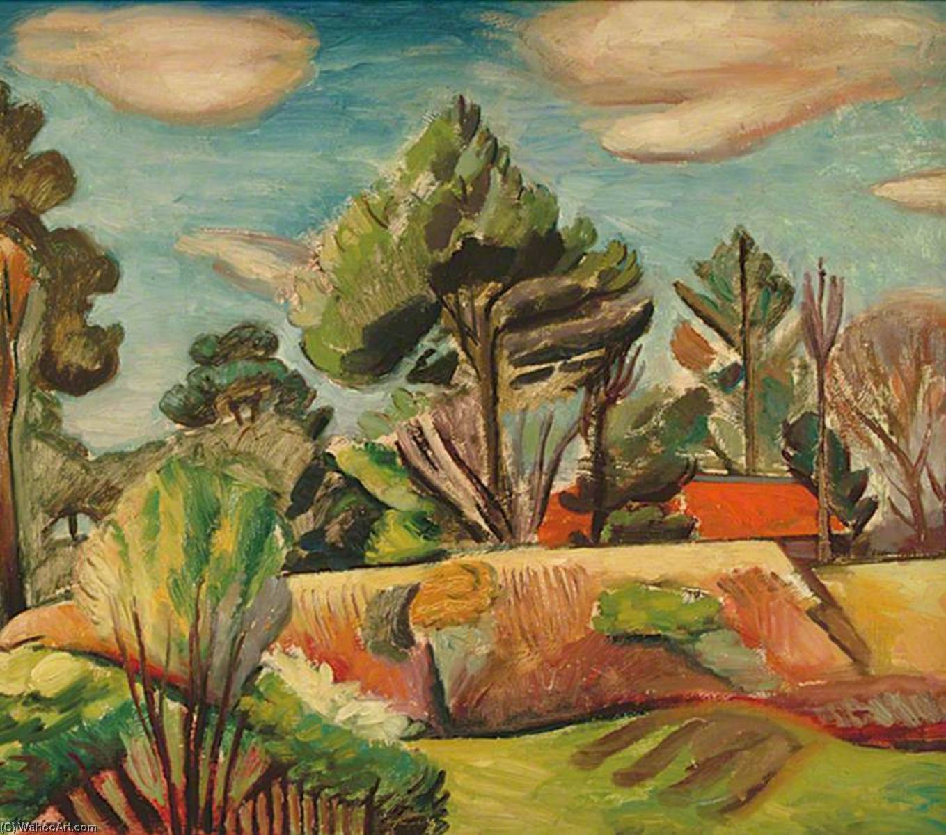 Art Reproductions Landscape by Bernard Meninsky (1891-1950) | ArtsDot.com