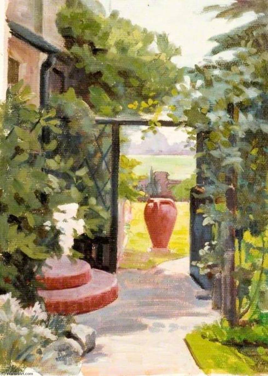 Get Paintings Reproductions Avalon, View through the Side Gate, Bushey ...