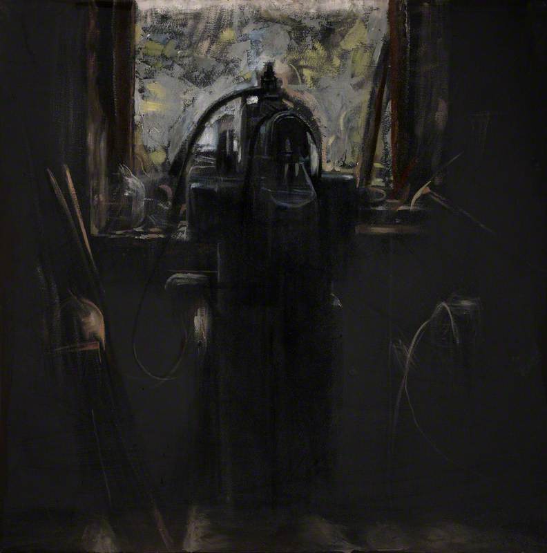 A View through the Window of Patterson`s Spade Mill by Jack Crabtree ...
