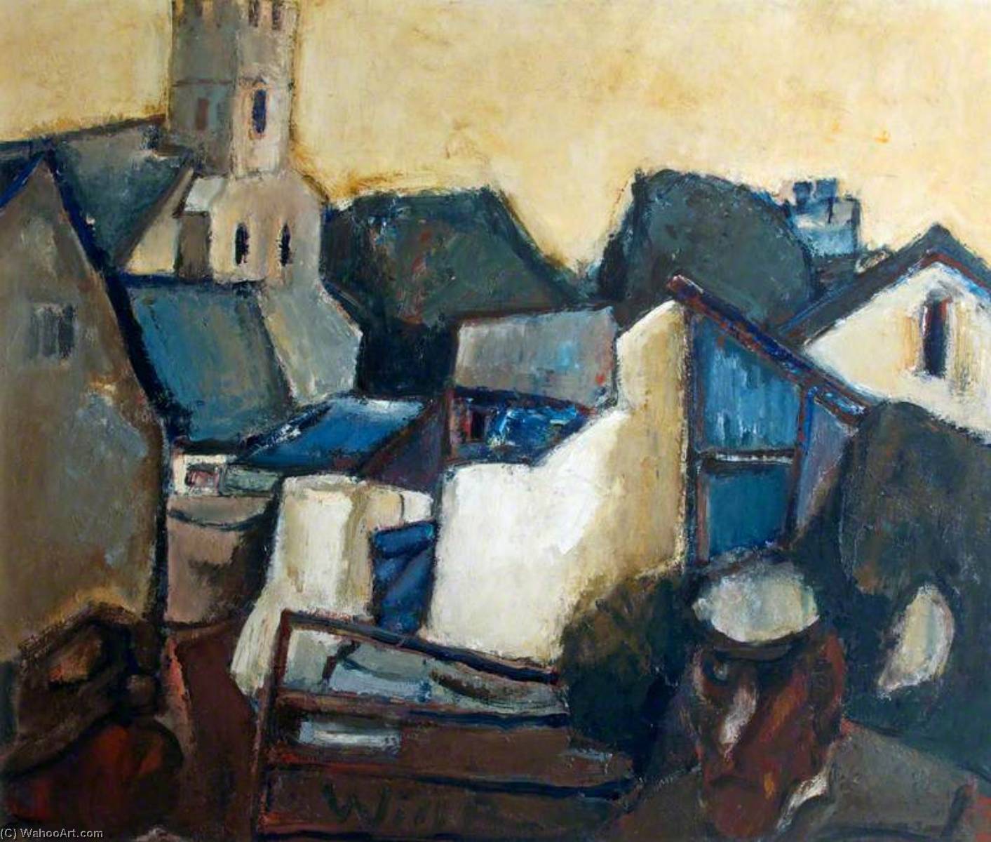 Red Berth, Pembrokeshire by Will Roberts (1907-2000) Will Roberts ...