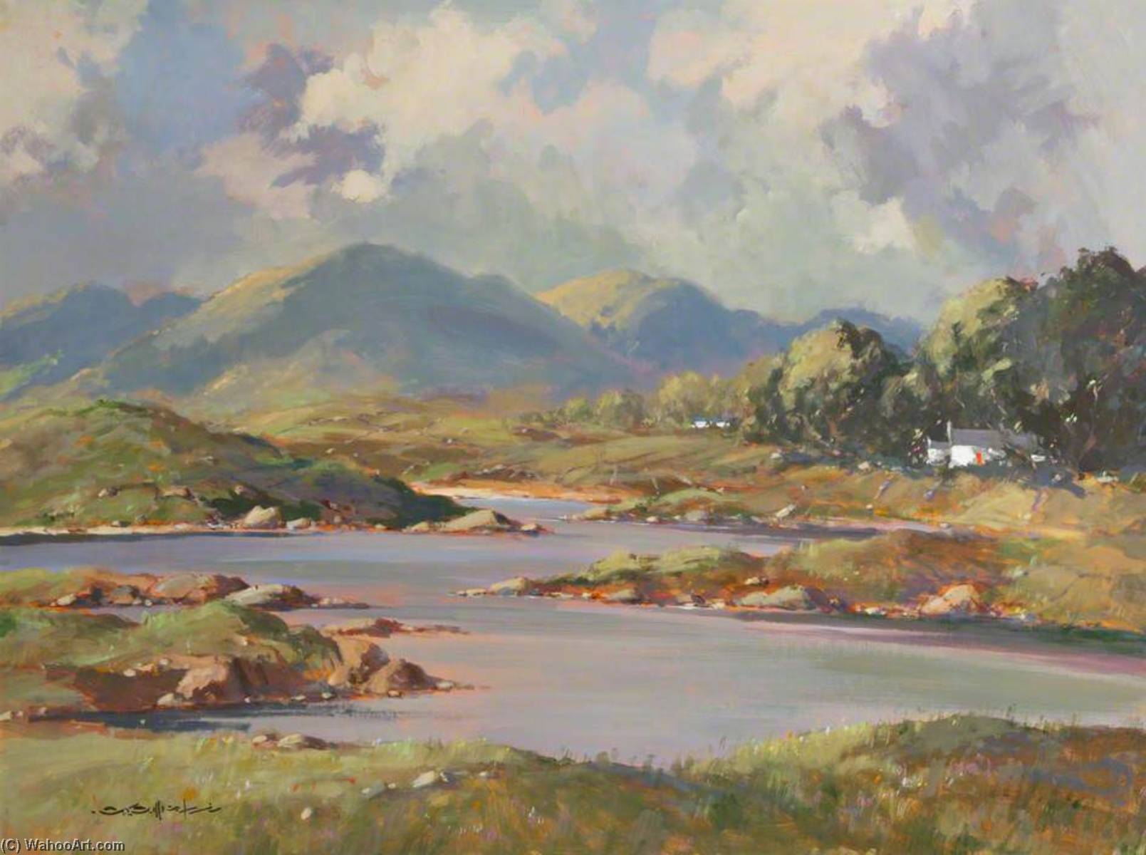 Landscape by George K Gillespie (1924-1995) George K Gillespie ...