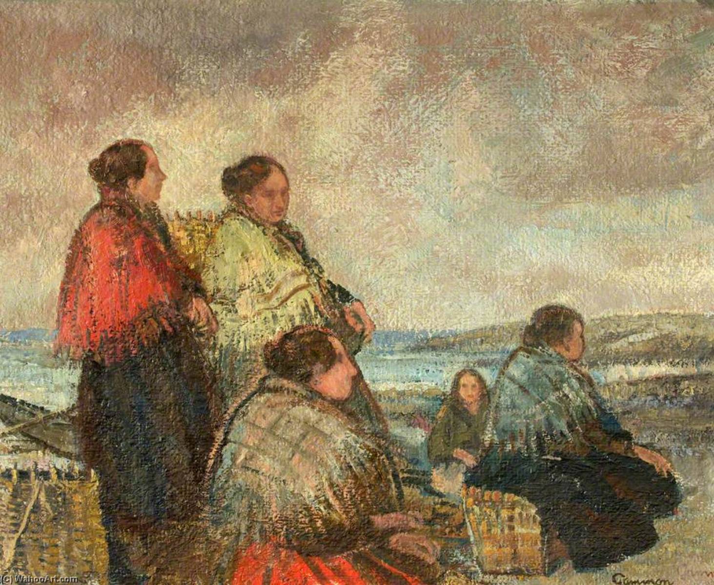 Island Women, Galway by Reginald Gammon (1921-2005) Reginald Gammon ...