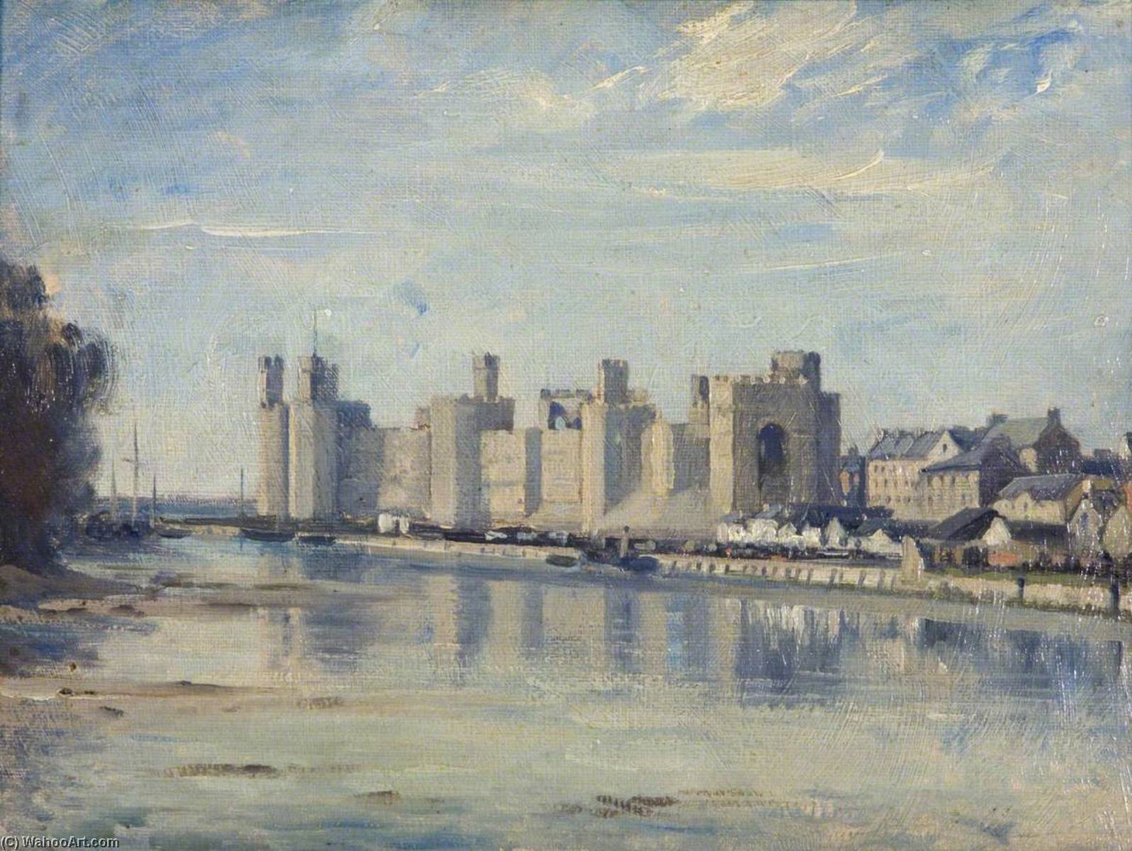 Art Reproductions Sketch for `Caernarvon Castle at the Investiture ...