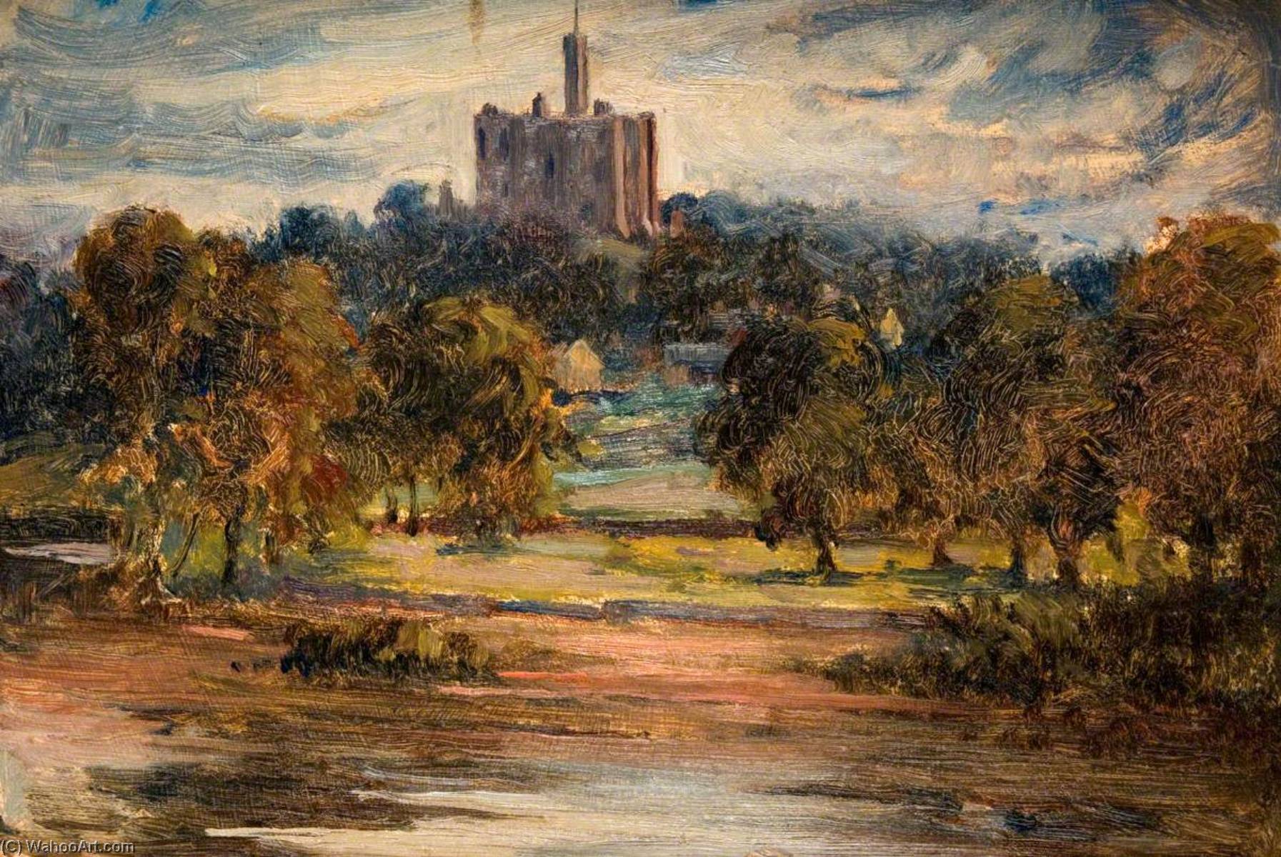 Art Reproductions Warkworth Castle by Joseph Alfonso Toft (Inspired By ...