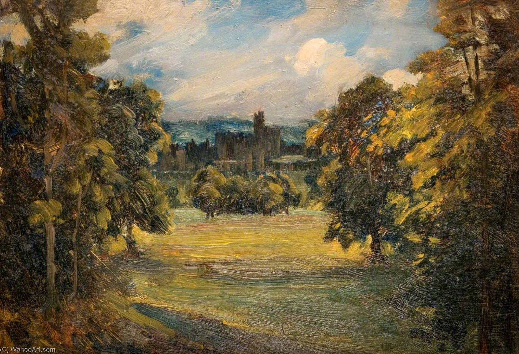 Get Art Reproductions Alnwick Castle by Joseph Alfonso Toft (Inspired ...