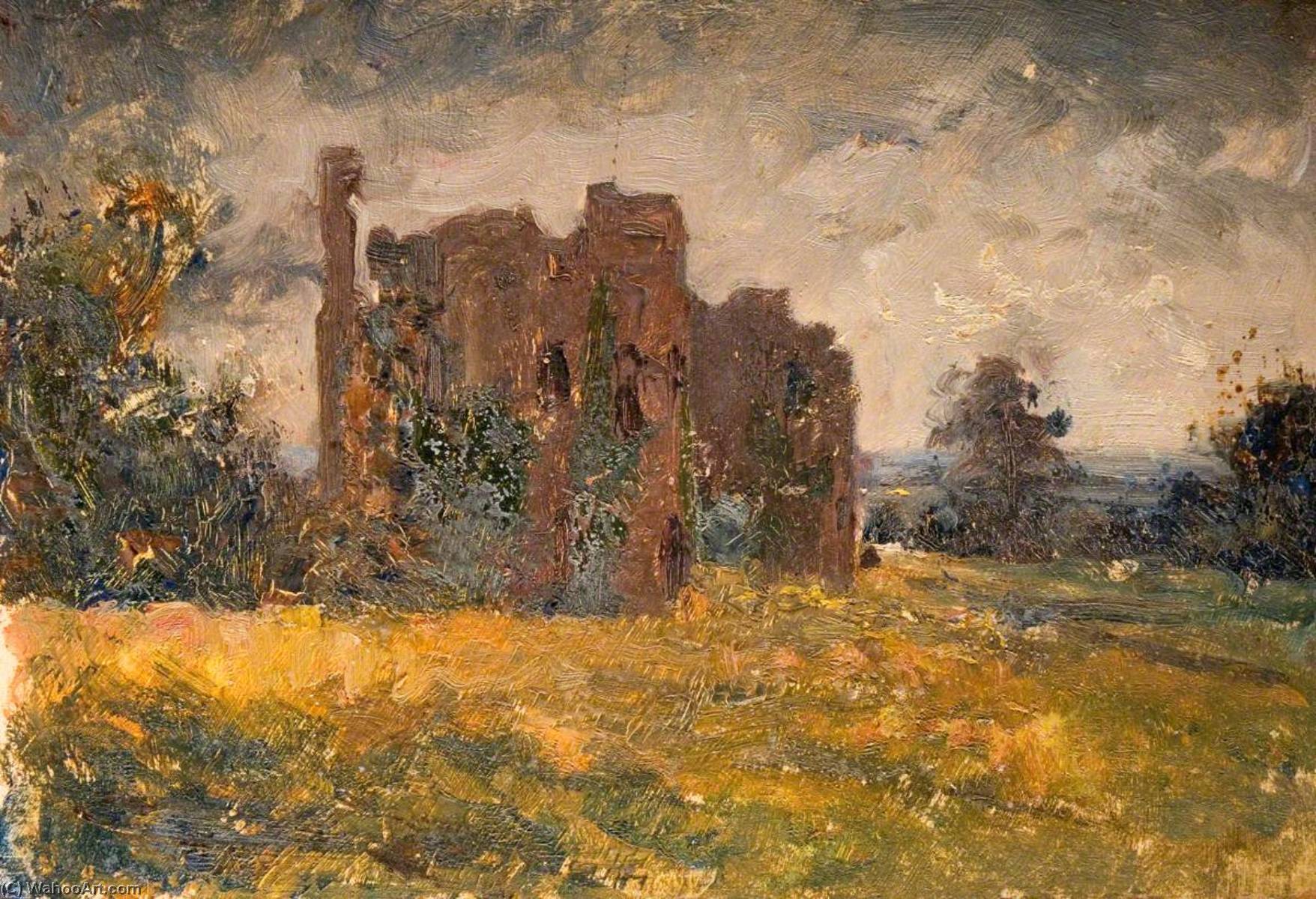 Reproduções De Belas Artes Castelo de Turzel por Joseph Alfonso Toft ...