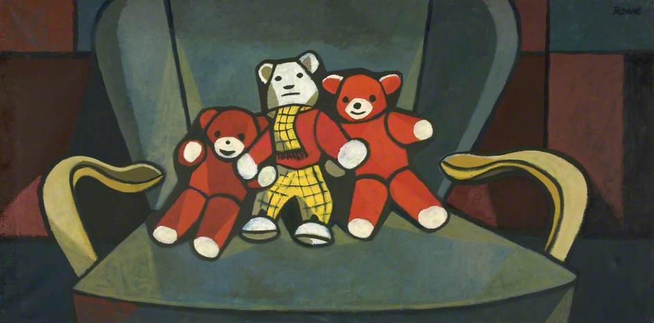 Get Art Reproductions Three Toy Bears by Cliff Rowe (Inspired By) (1904 ...