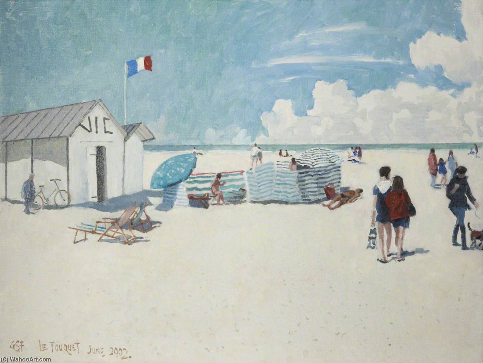 Le Touquet, 2002 by Geoffrey Scowcroft Fletcher (1923-2004) Geoffrey ...