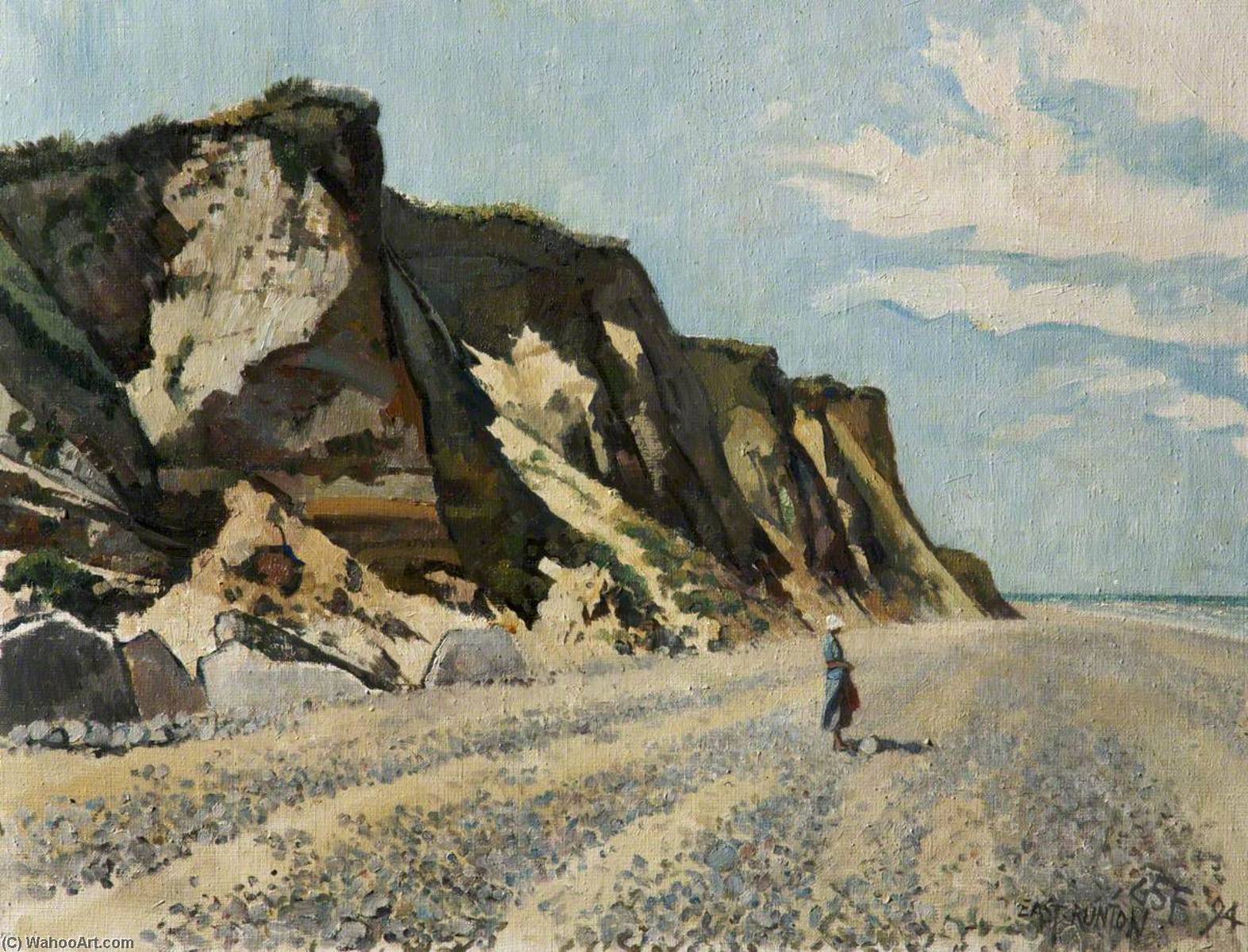 East Runton, Norfolk by Geoffrey Scowcroft Fletcher (1923-2004 ...