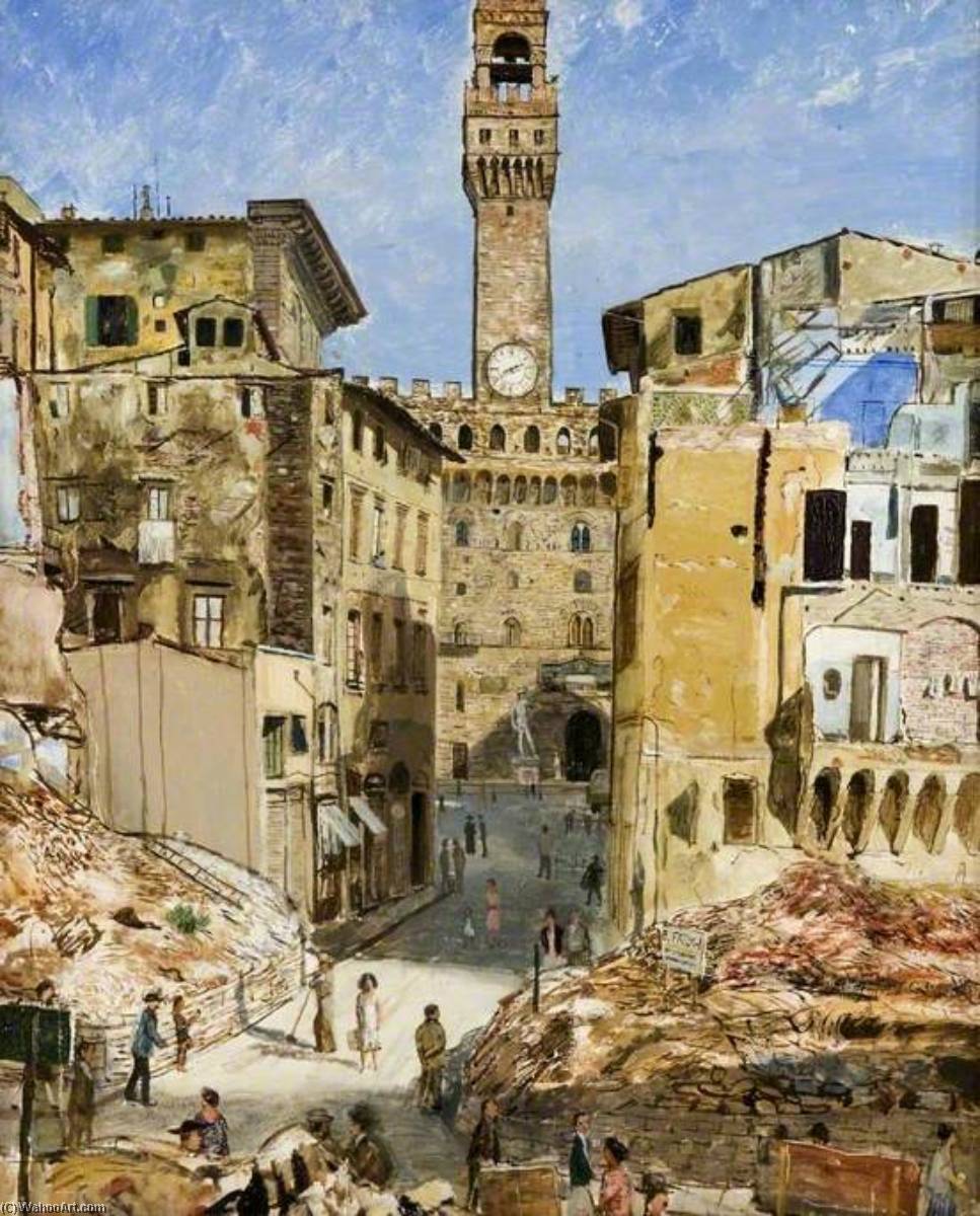 Museum Art Reproductions Palazzo Vecchio, Florence, August 1945, 1945 ...