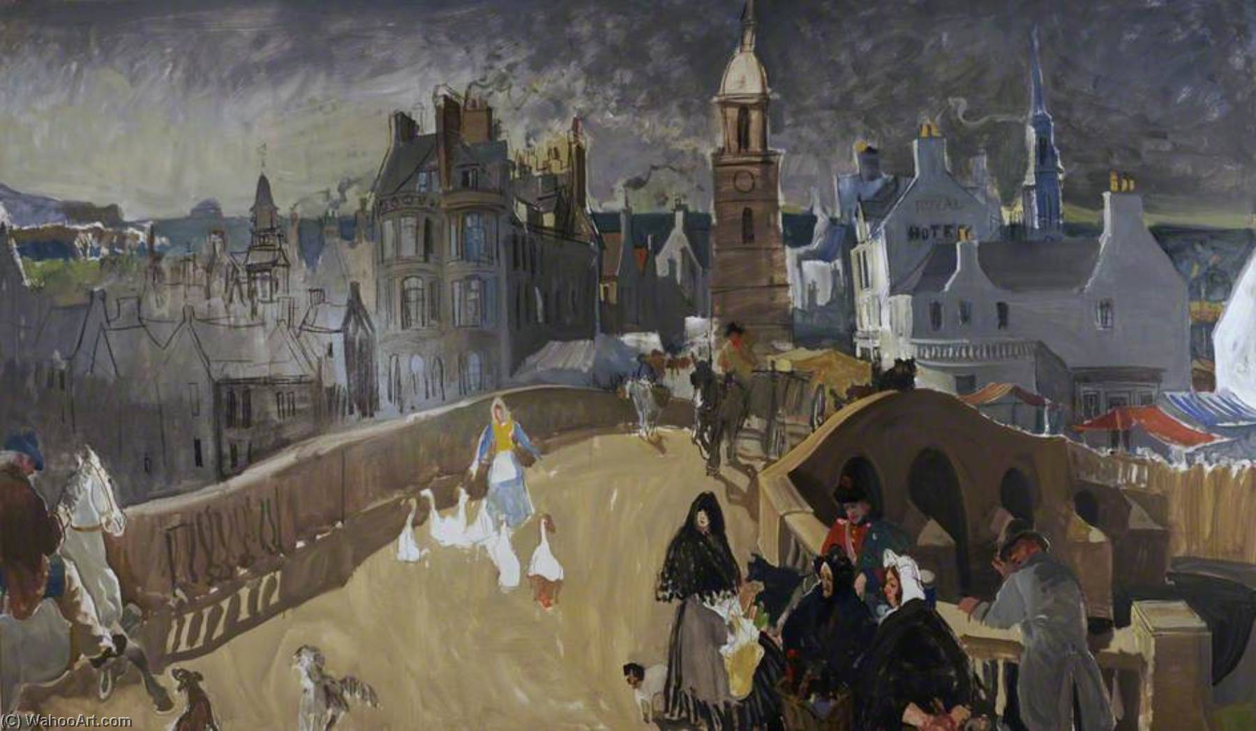 `Auld Ayr`, 1996 by Alexander Goudie (1933-2004) Alexander Goudie ...