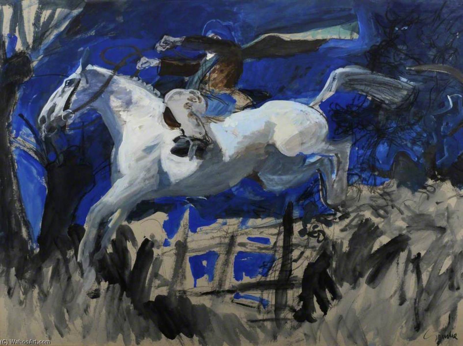 `Strange Goings On in the Moonlight`, 1996 by Alexander Goudie (1933 ...