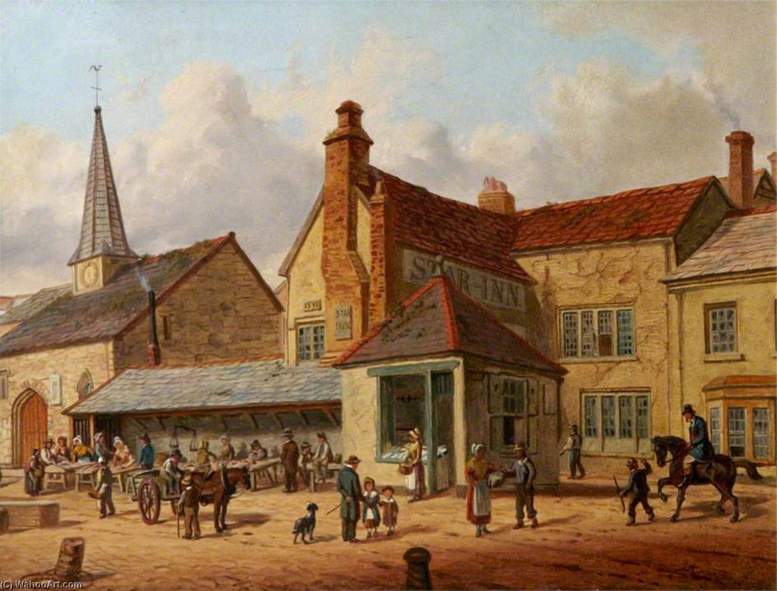 The Fish Shambles, St Nicholas` Chapel and `The Old Star` Inn ...