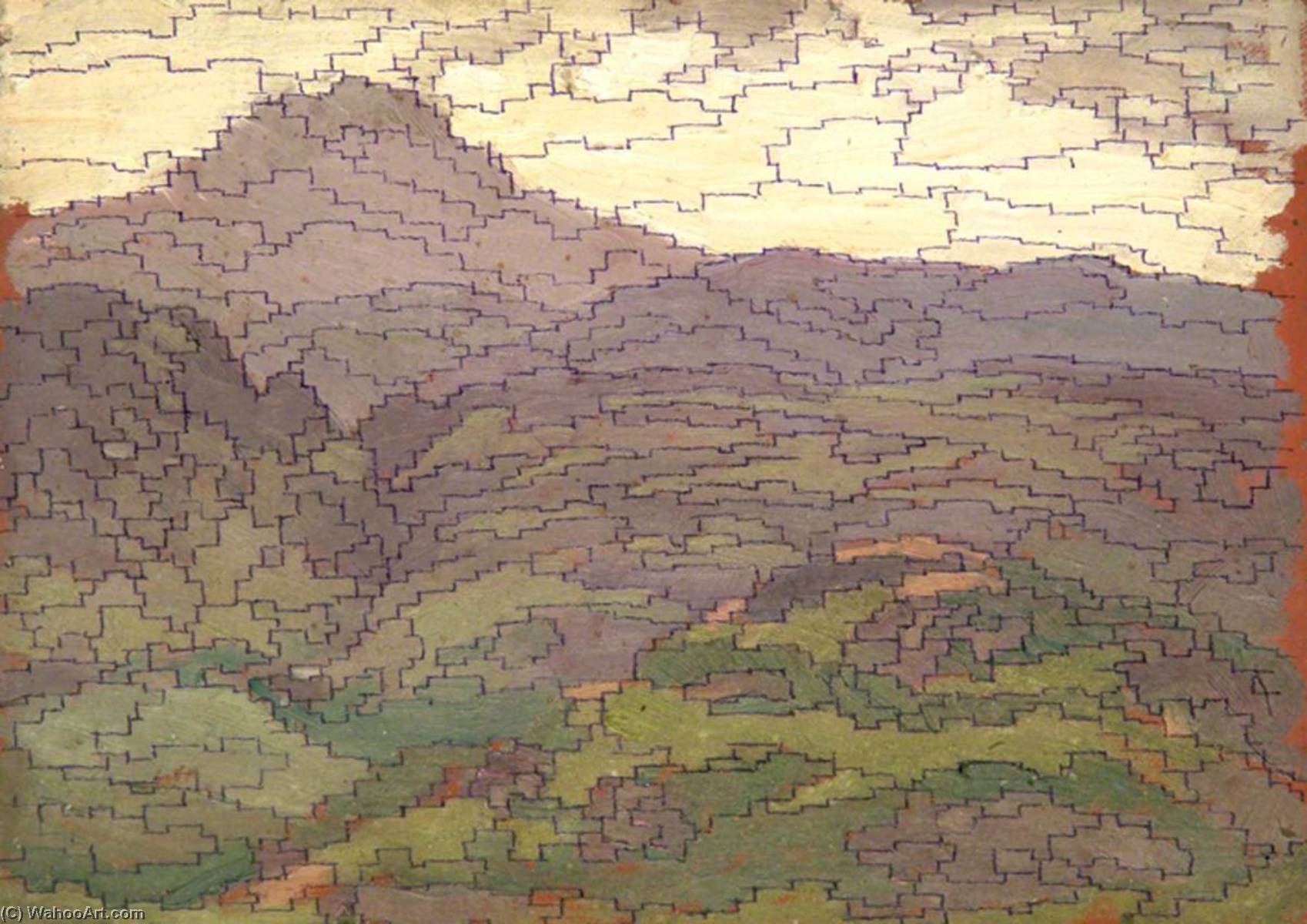 Art Reproductions Landscape by Sidney Herbert Sime (1865-1941 ...