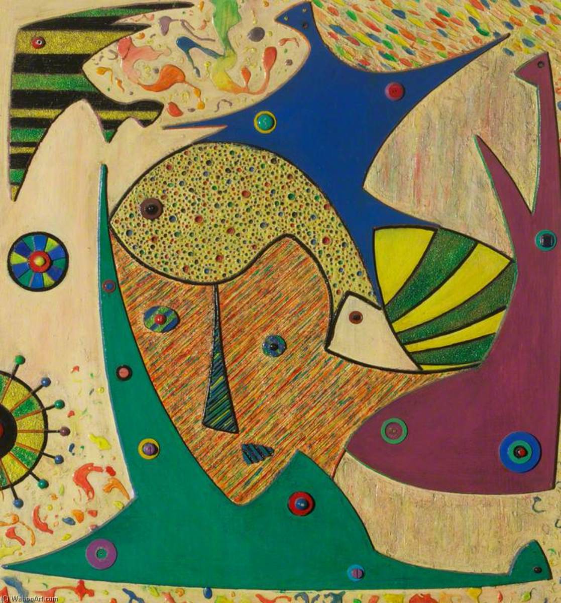 Abstract by Charles Byrd (1916-2018) Charles Byrd | ArtsDot.com